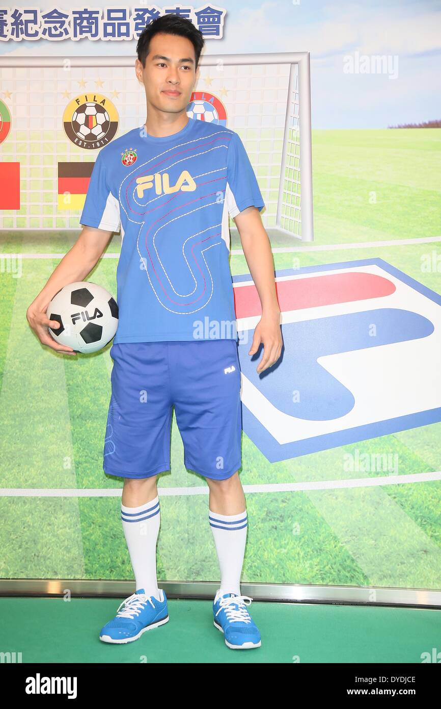 Actress Tony Yang attends opening ceremony of brand sports store in ...