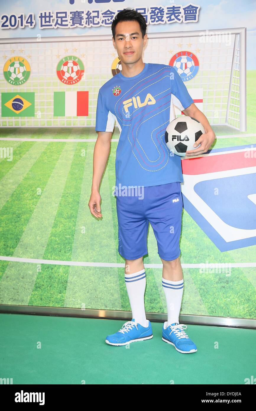 Actress Tony Yang attends opening ceremony of brand sports store in ...