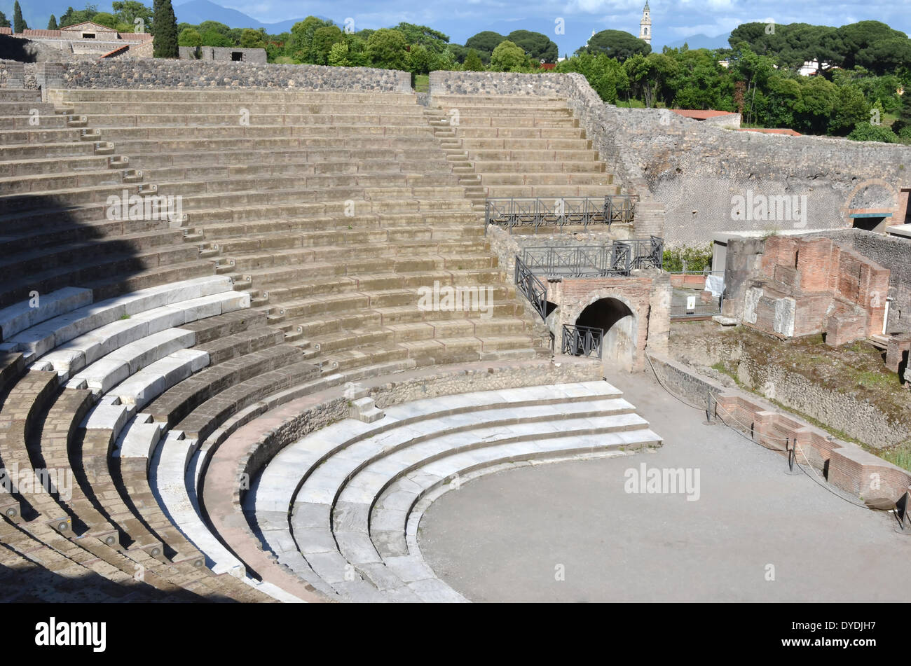 Italy Europe roman ancient Rome Pompeii Vesuvius ruins town preserved ...