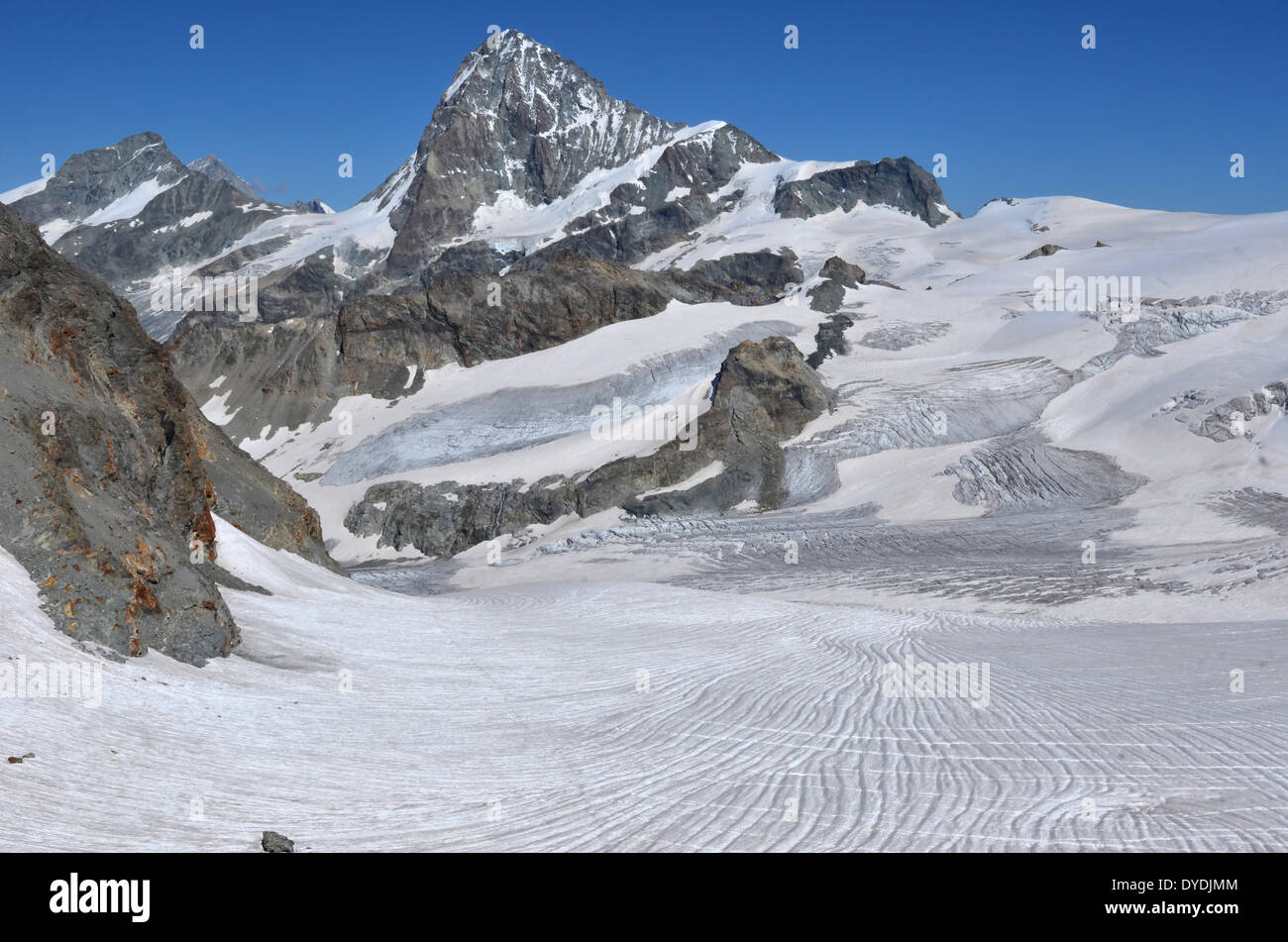 Swiss Switzerland Europe Valais Wallis alps alpine mountains peaks ...