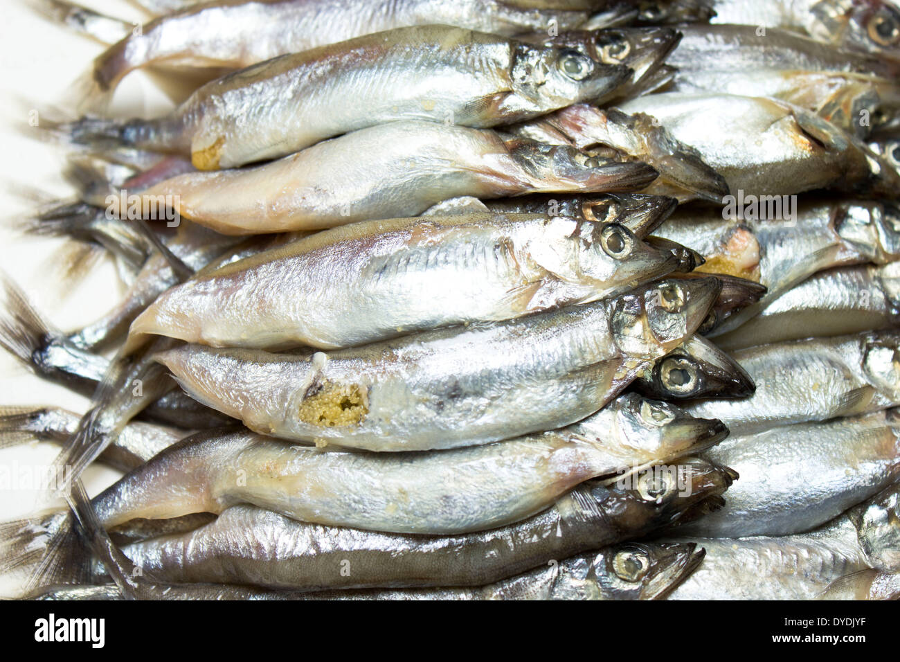 Fresh small fish background at a market in China Stock Photo - Alamy