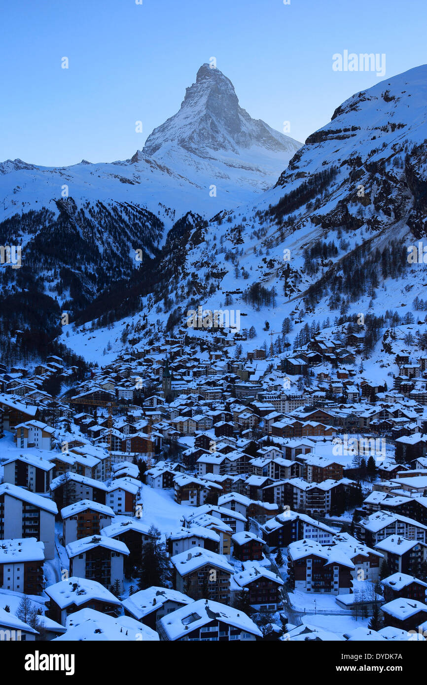 Evening dusk night Alps view mountain mountains mountain panorama ...