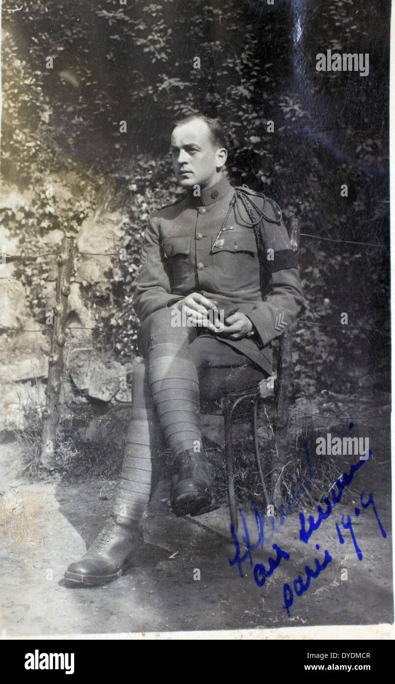 This photo from the AL25 collection shows James Faye, a World War I ...