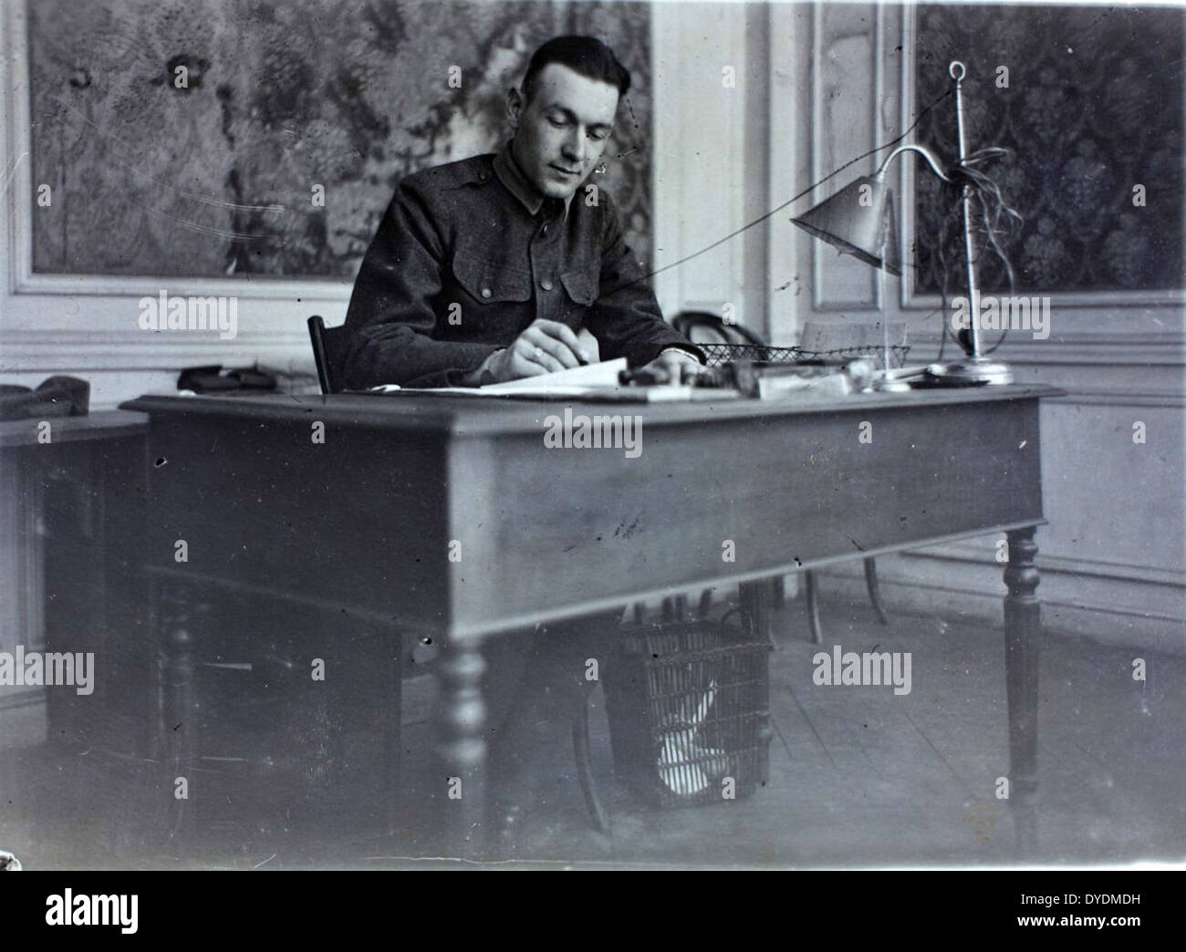 This photo features James Faye, a notable aviator from World War I, and ...