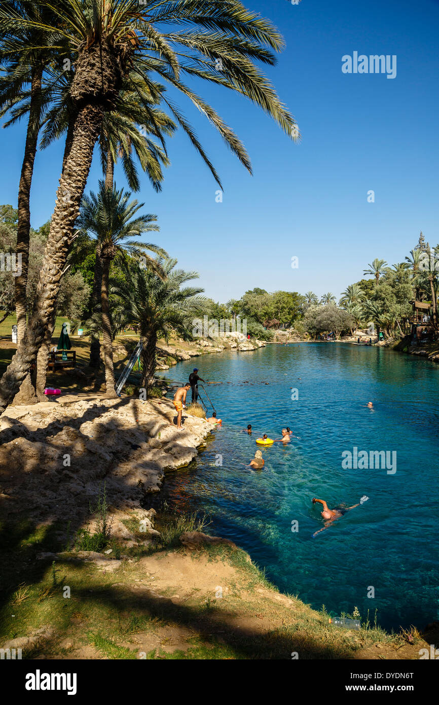 The Sachne, Gan Hashlosha National Park, Beit Shean, Israel Stock Photo ...