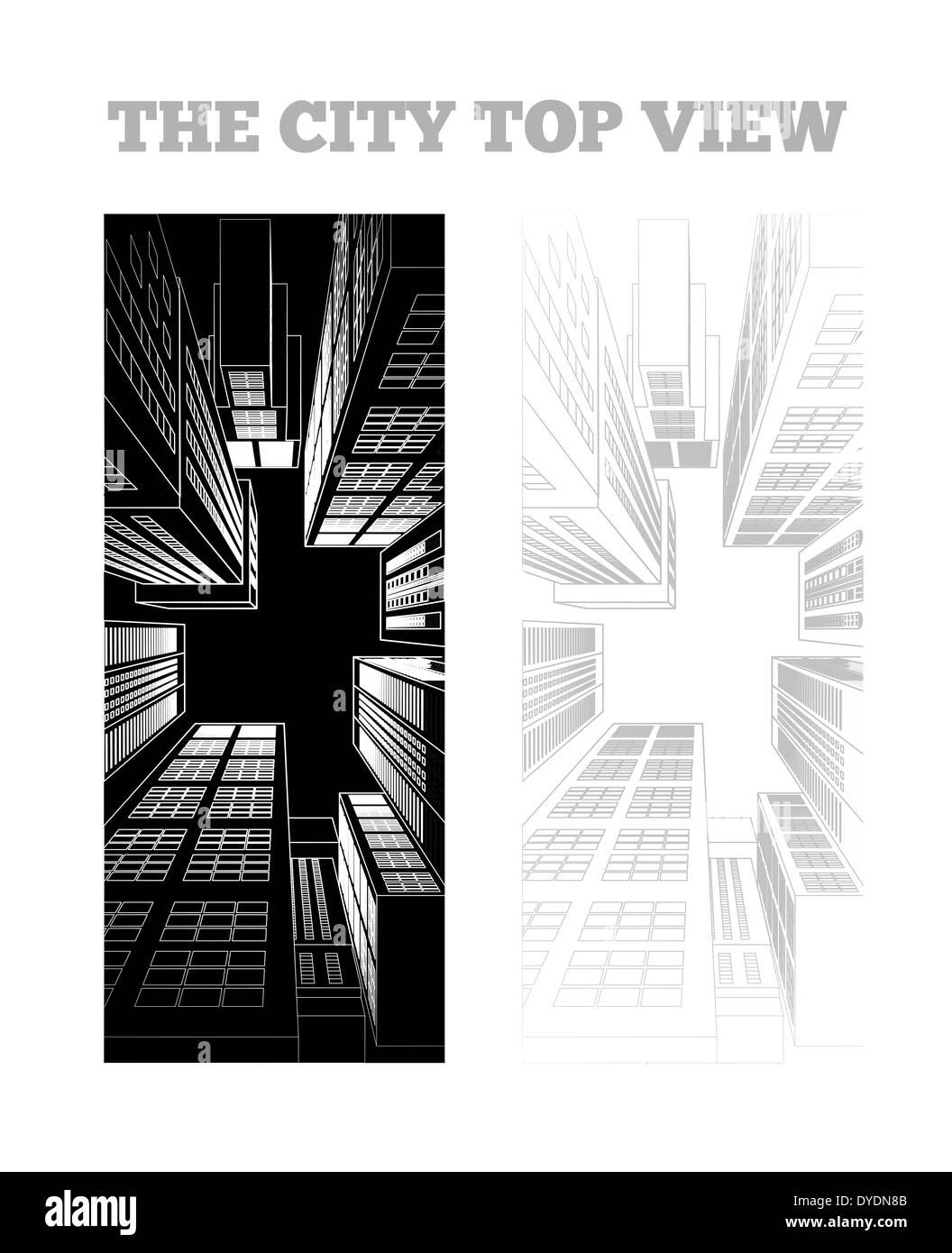 Big city view Cut Out Stock Images & Pictures - Alamy