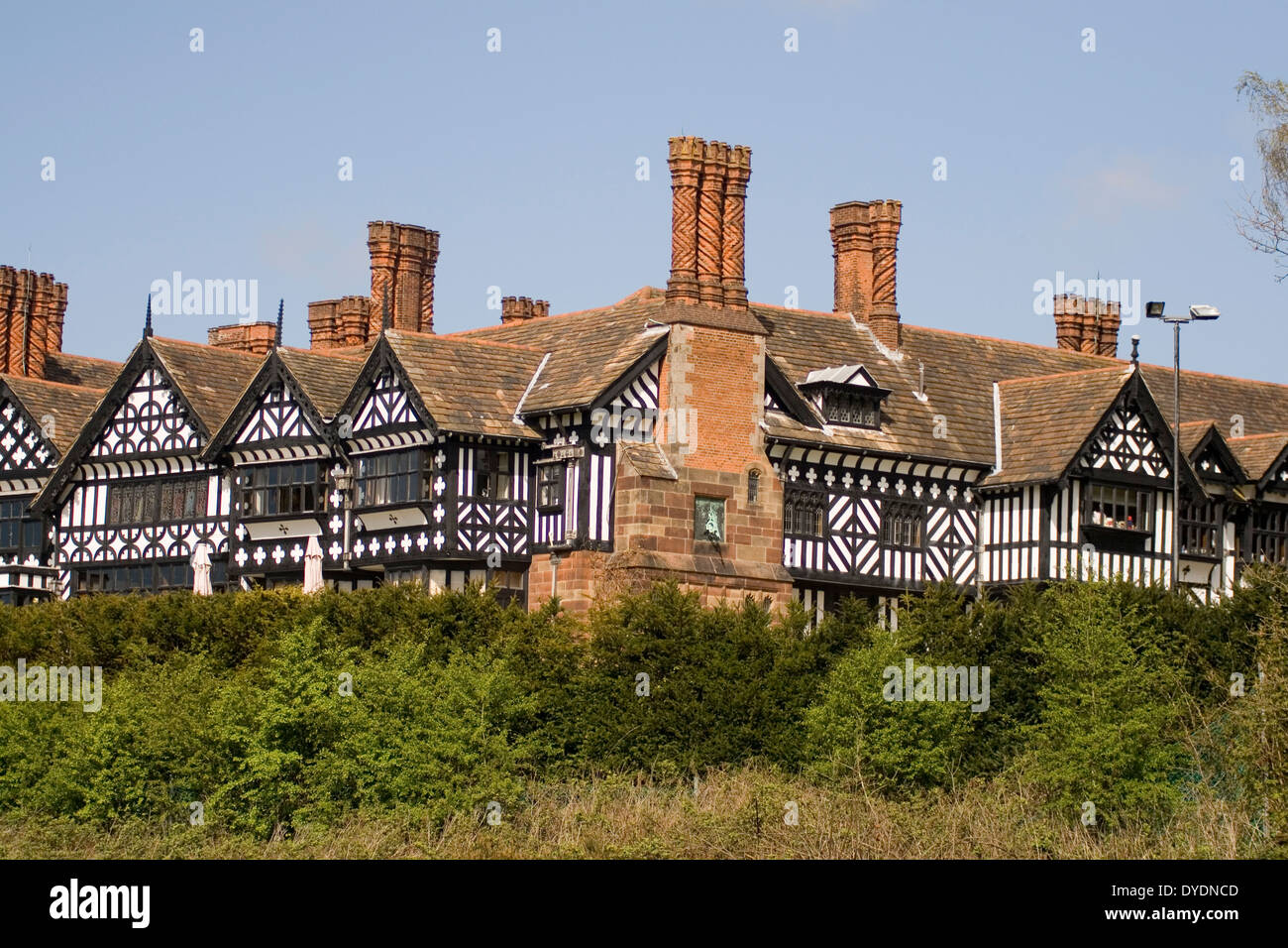 Hillbark hotel on a sunny day in Royden park Wirral Stock Photo - Alamy
