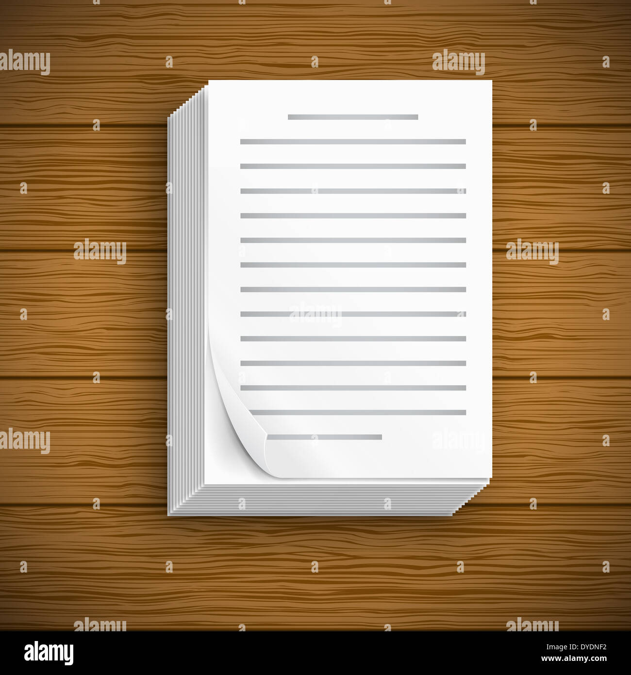 Paper sheet icons Stock Photo - Alamy