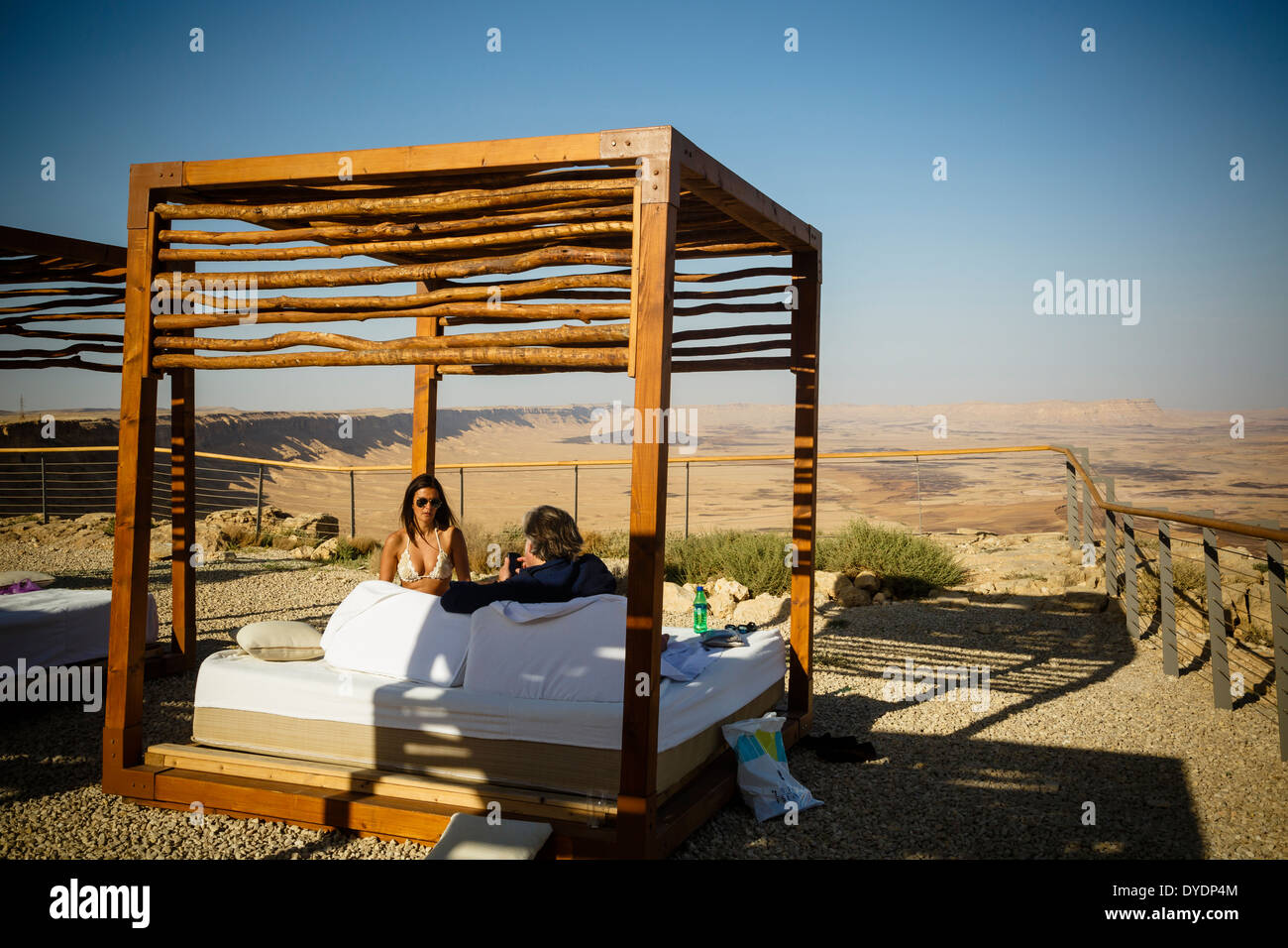 View over the Ramon crater seen from Beresheet hotel, Mitzpe Ramon ...
