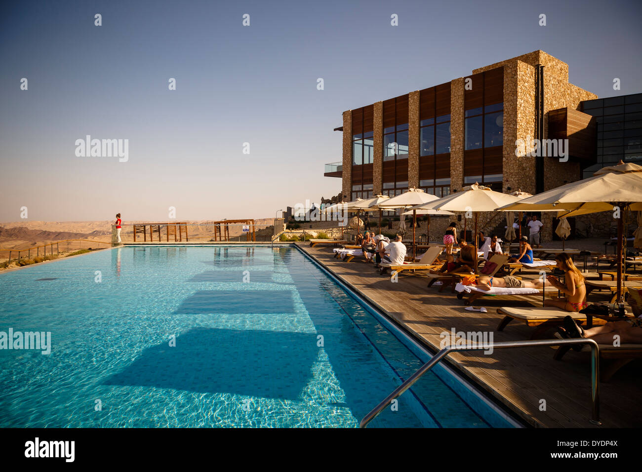 View over the Ramon crater seen from Beresheet hotel, Mitzpe Ramon ...