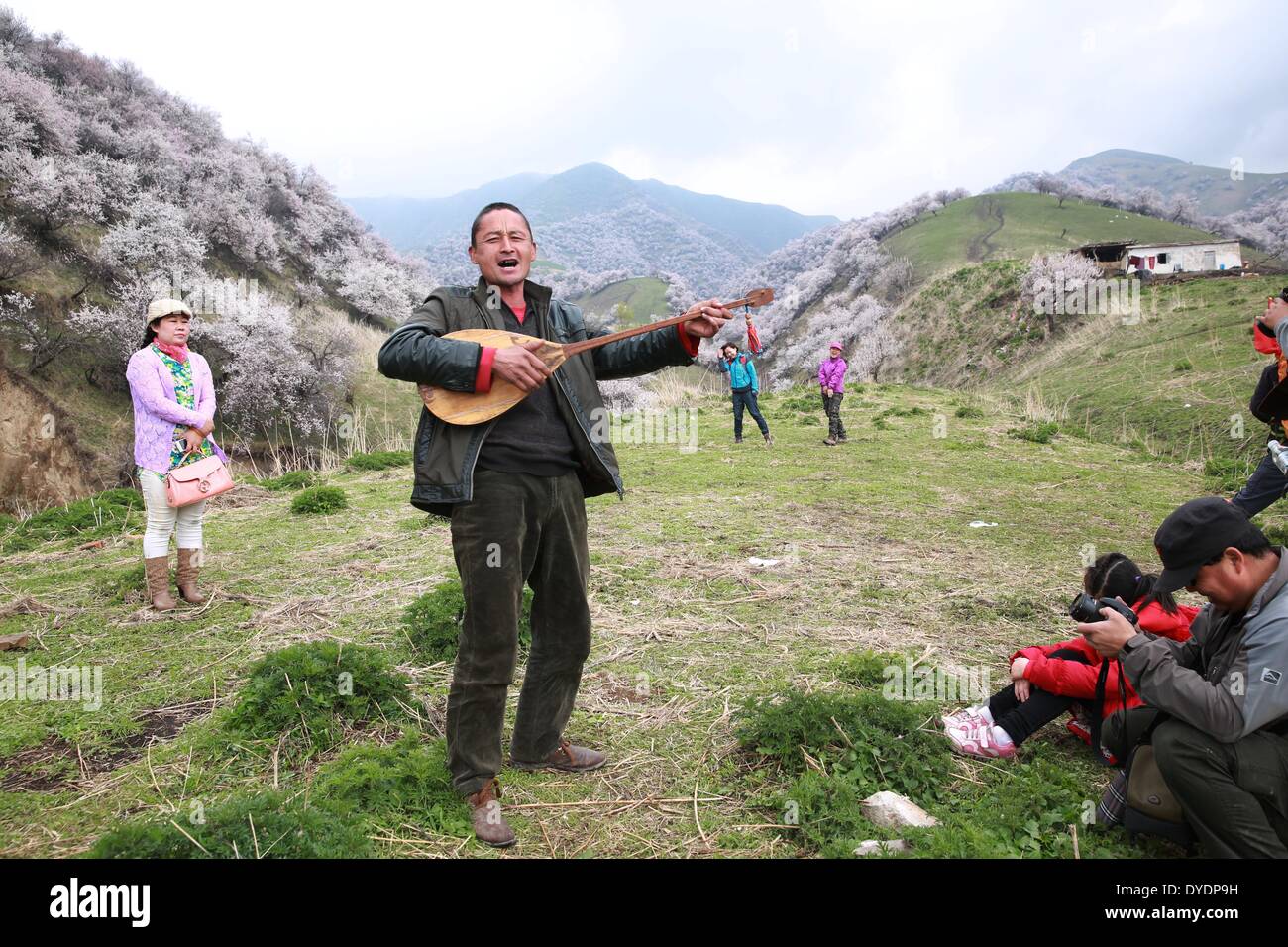 Ili, China's Xinjiang Uygur Autonomous Region. 13th Apr, 2014. A folk ...