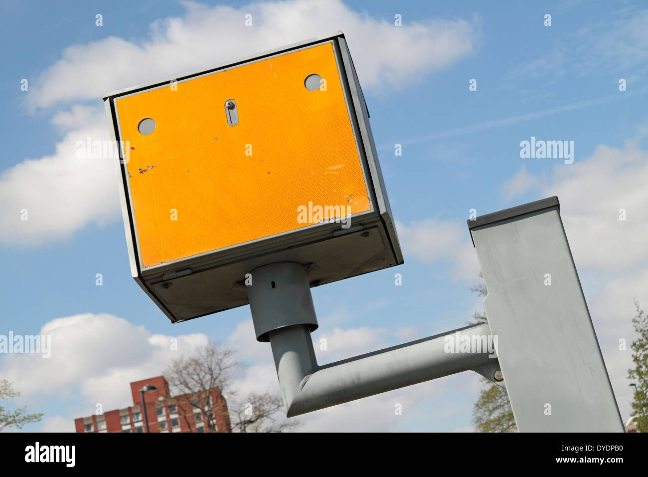 The rear view of a GATSO speed camera on the Uxbridge Road, outside ...