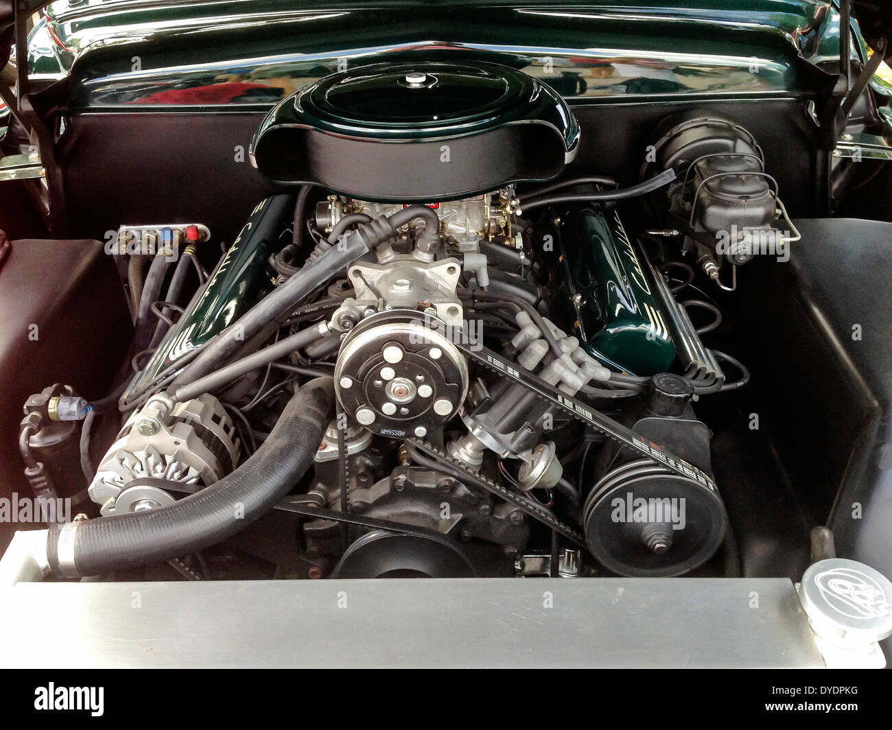 Customized Iron - V8 engines from the 1970s Stock Photo - Alamy