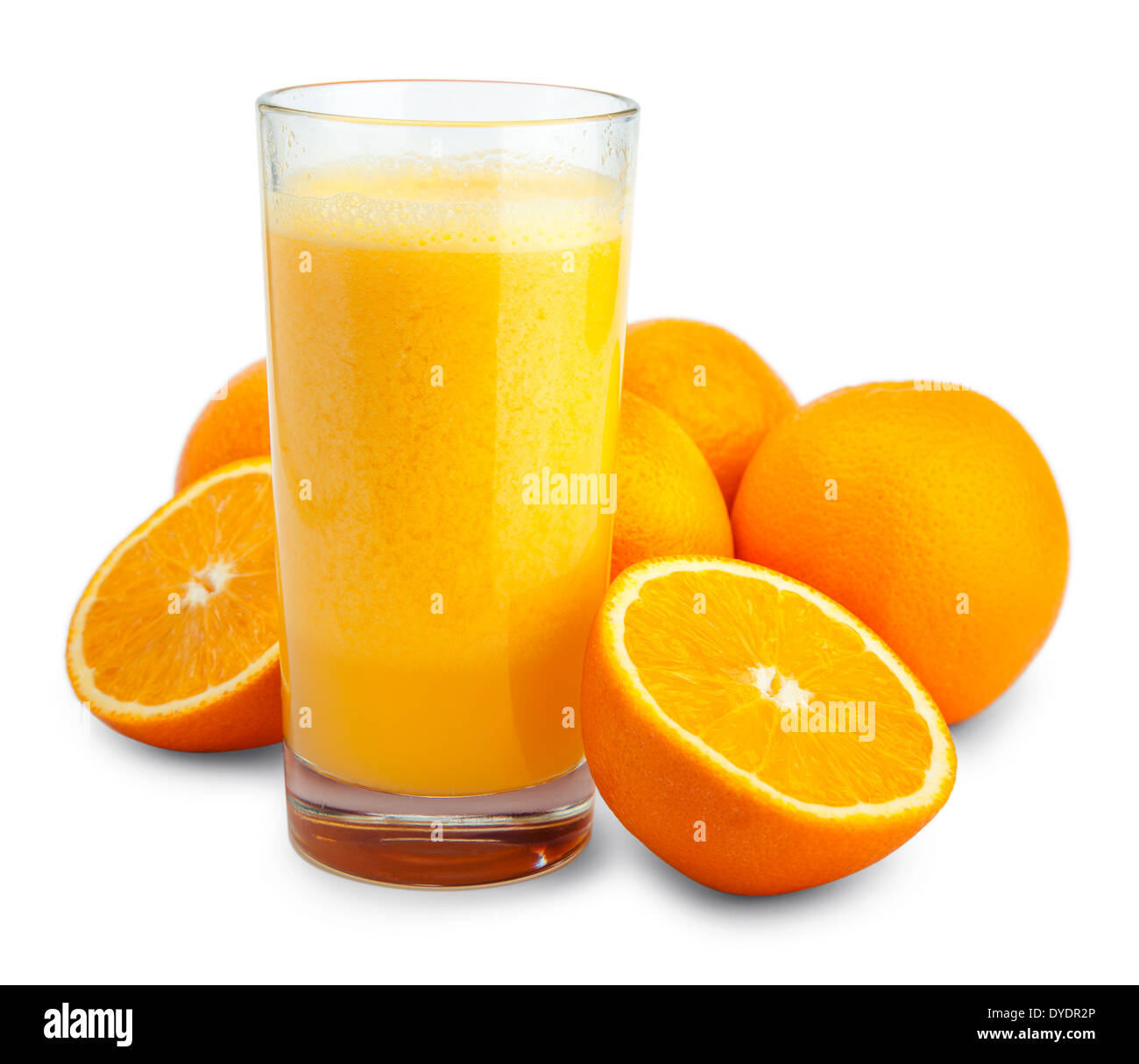 Glass orange juice slices hi-res stock photography and images - Alamy