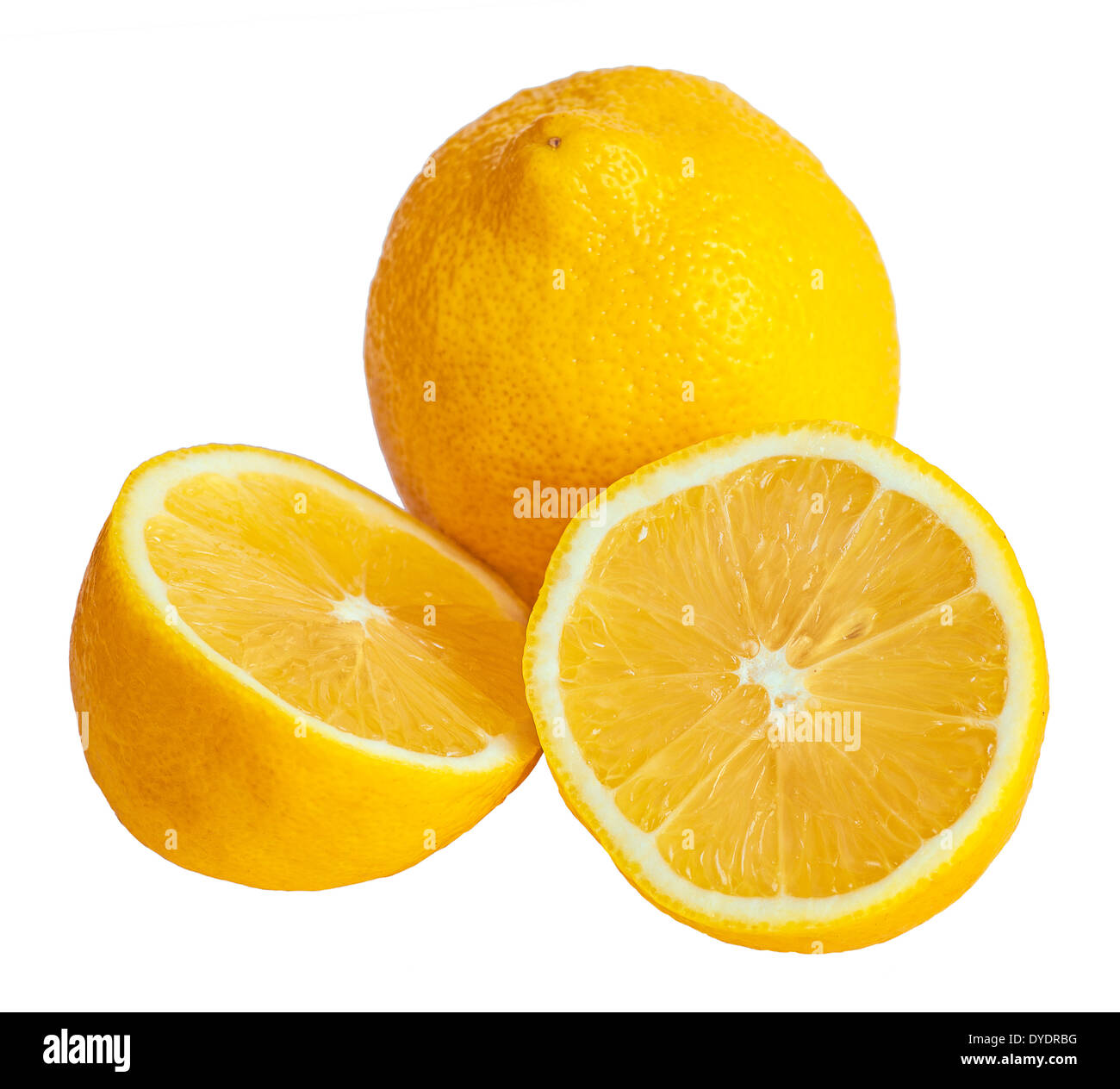 lemons. Isolated on white background Stock Photo - Alamy