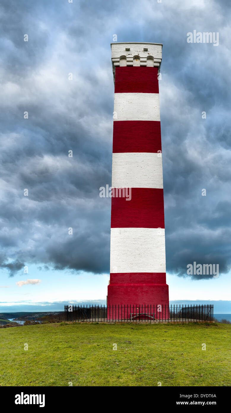 Gribbin head lighthouse hi-res stock photography and images - Alamy