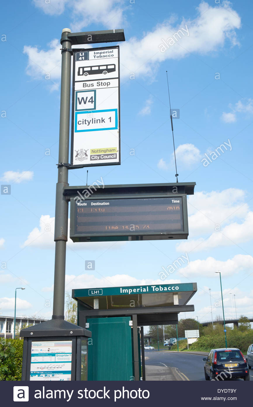 Bus Shelter Nottingham High Resolution Stock Photography and Images - Alamy