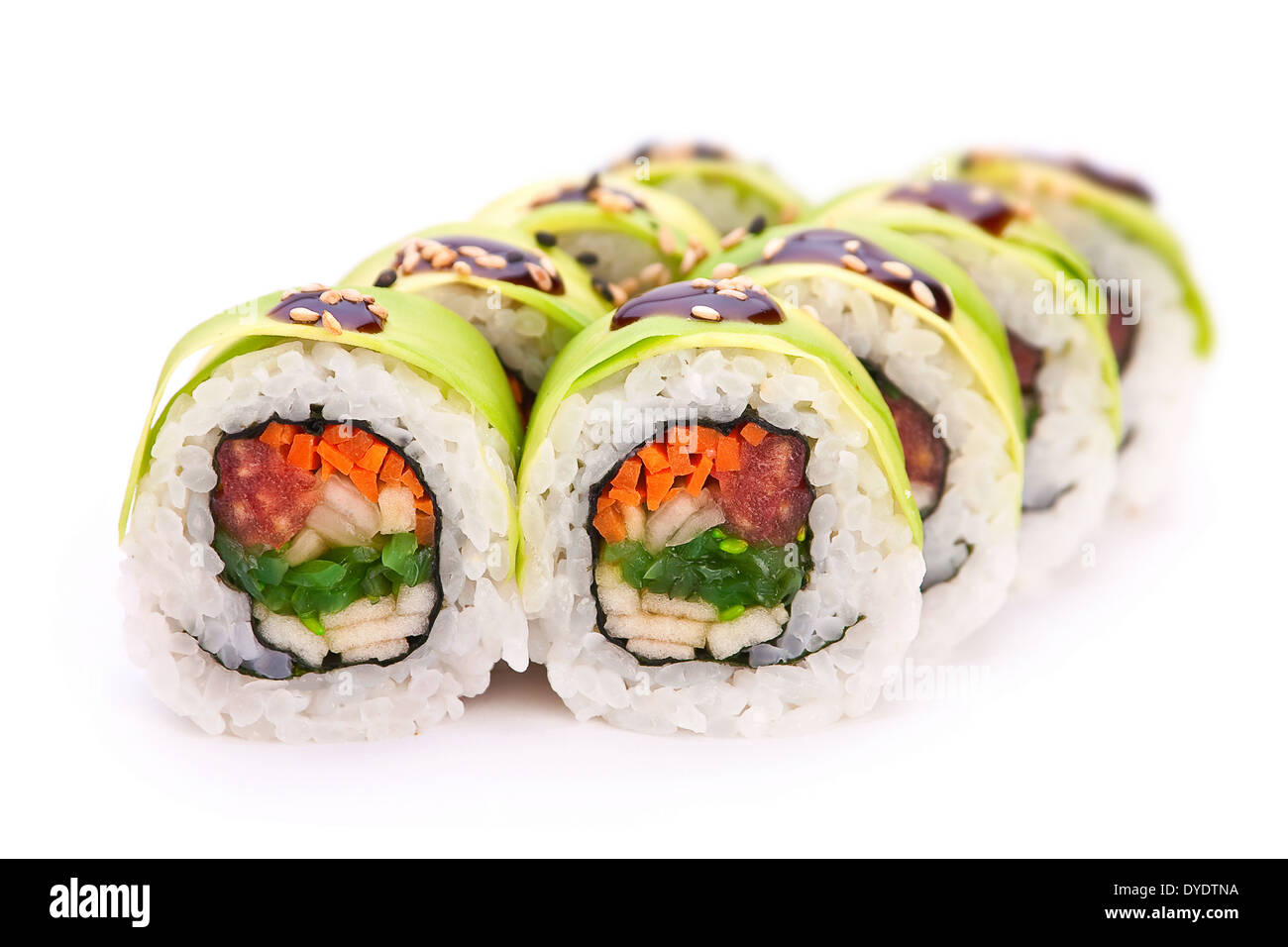 Roll with avocado hi-res stock photography and images - Alamy