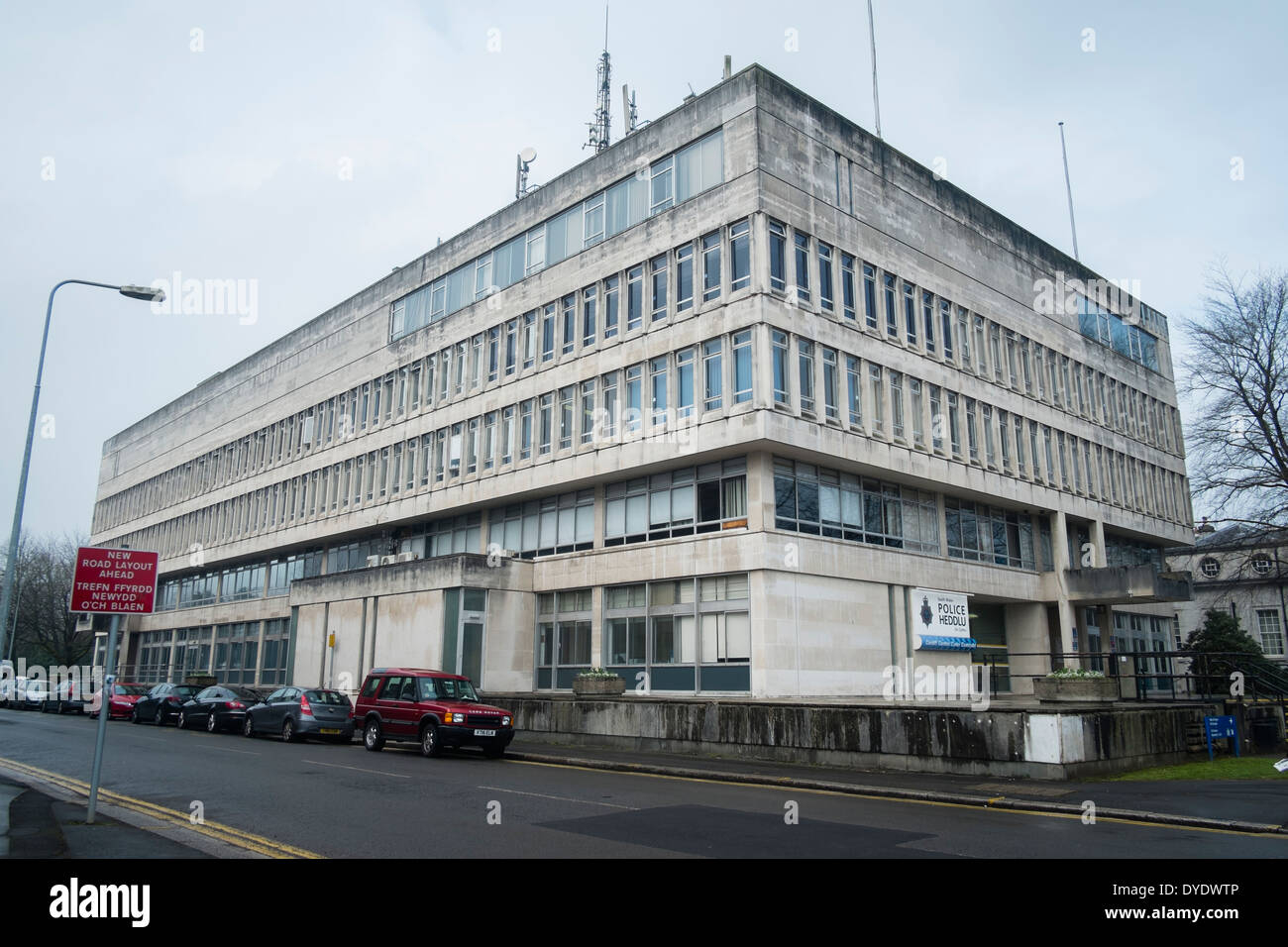 South Wales Police headquarters Cardiff City centre March 28 2014 Stock ...