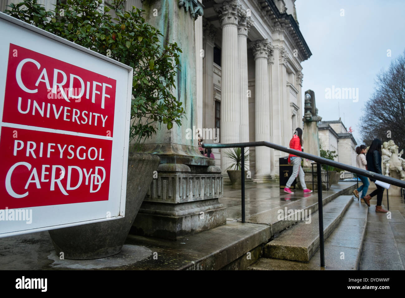 Cardiff University Prifysgol Caerdydd buildings Cardiff Wales UK Stock ...
