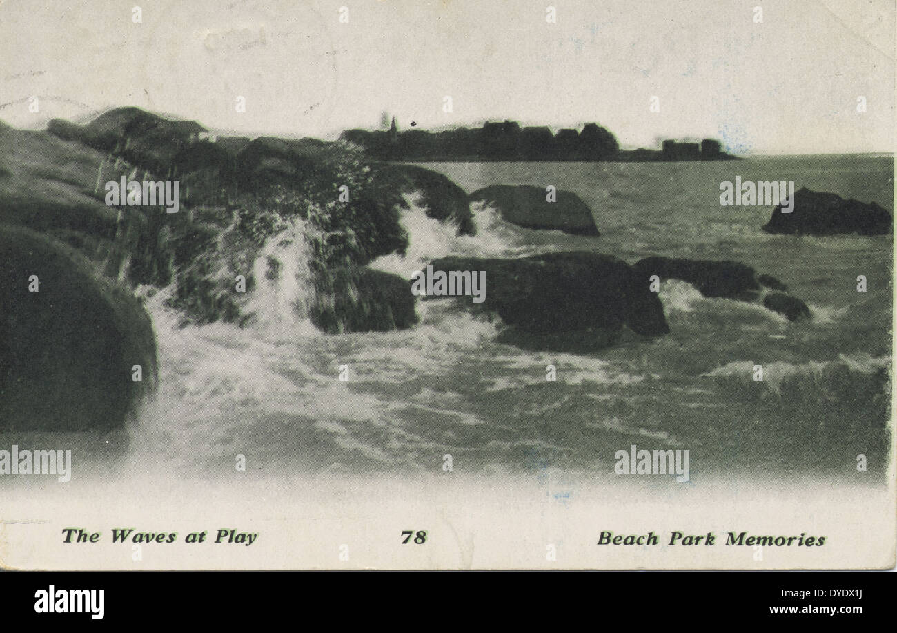 The Waves at Play Stock Photo - Alamy