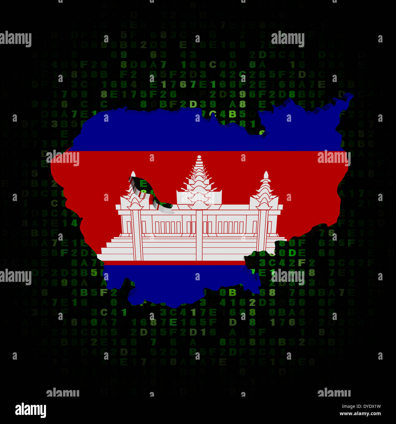 Cambodia map hi-res stock photography and images - Alamy