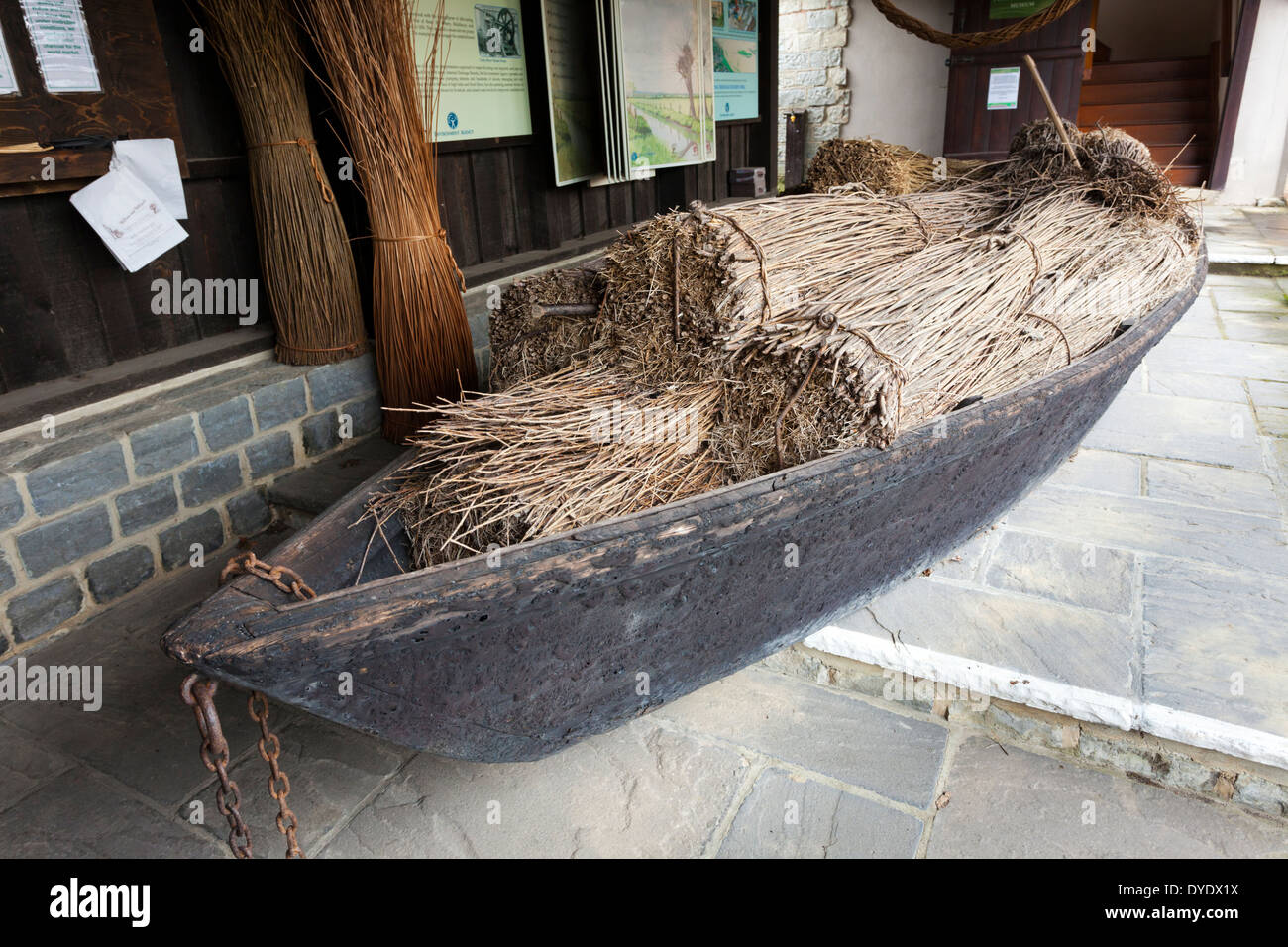 Withy boat last used in 1951 for carrying willow in wet winters - on ...