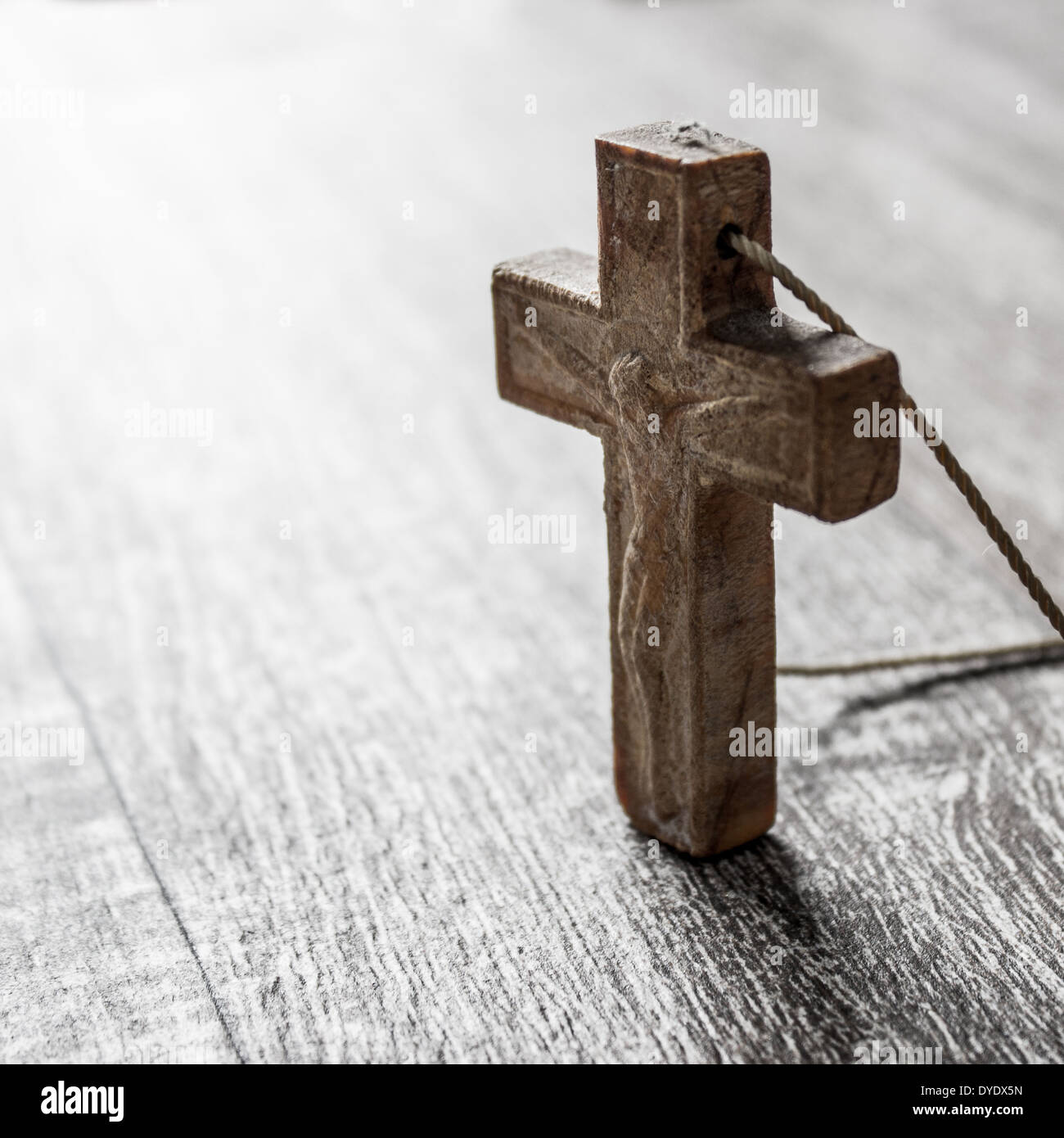 Wooden crucifix on grave hi-res stock photography and images - Alamy