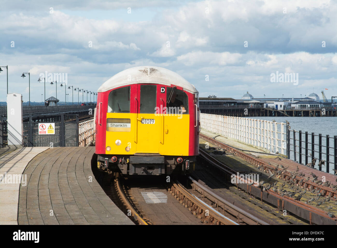 Ryde pier railway train hi-res stock photography and images - Alamy