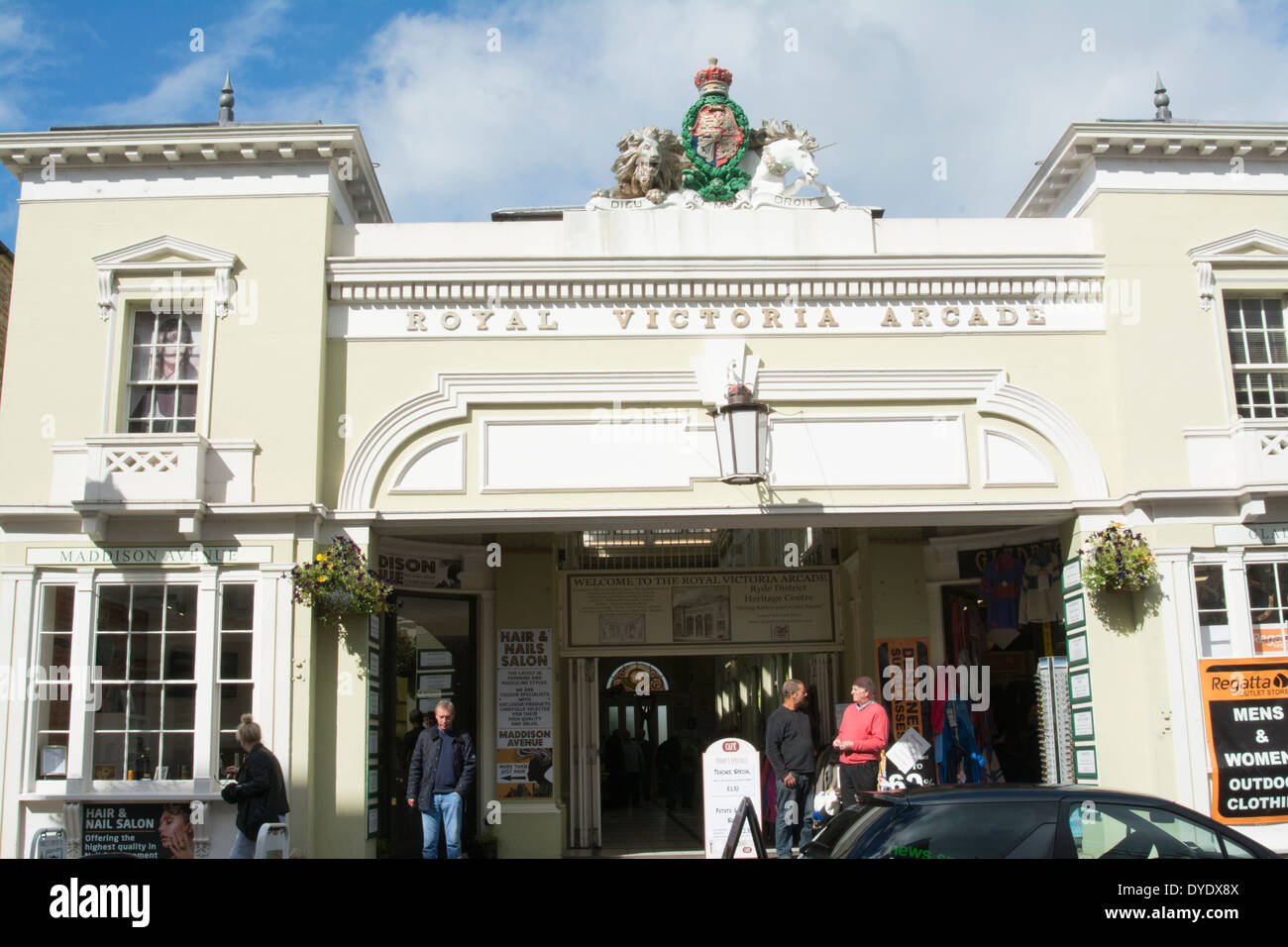 Buildings in Union Street at Ryde on the Isle of Wight Stock Photo - Alamy