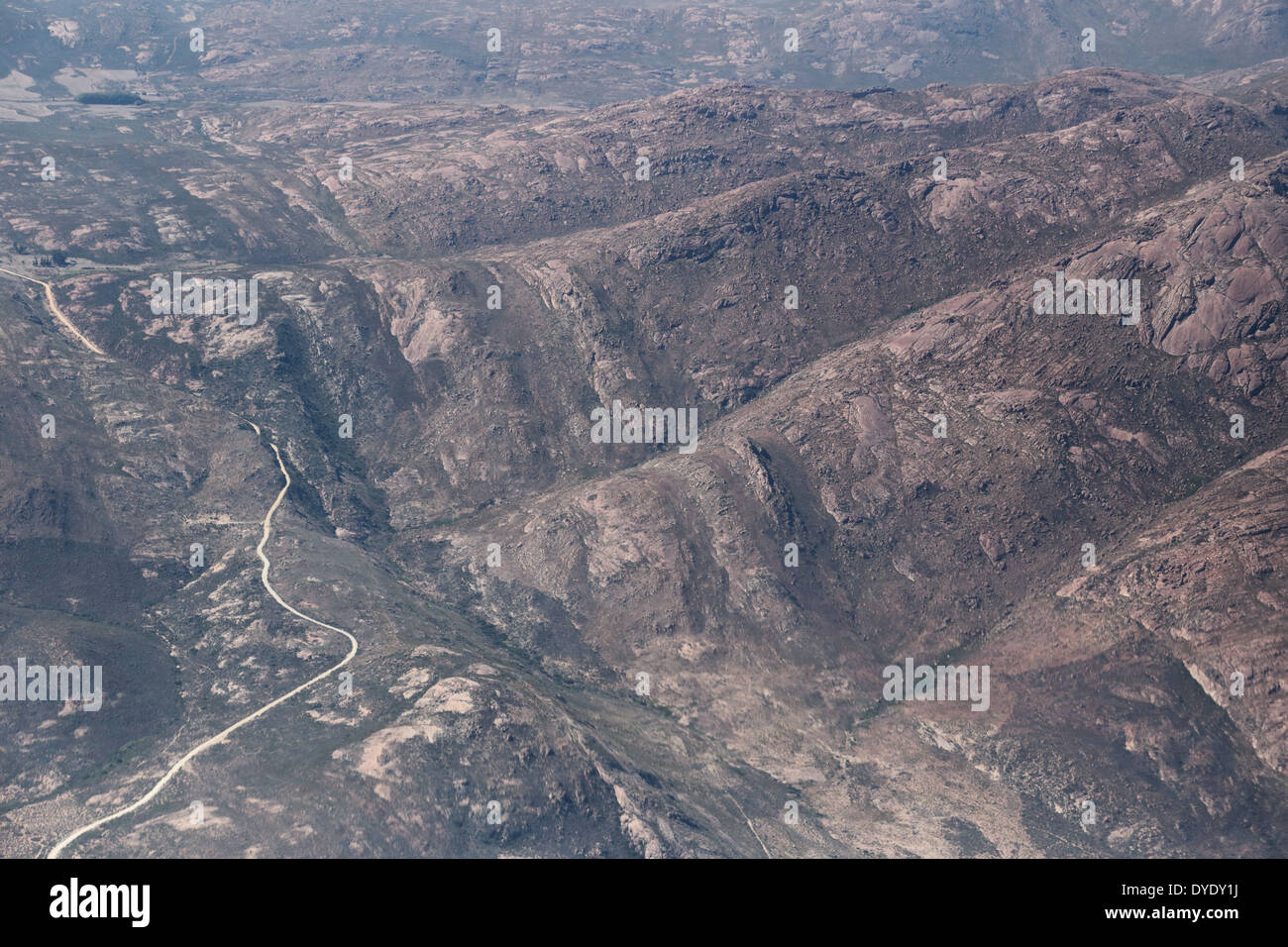 Aerial view of arid mountains in the Springbok area Stock Photo - Alamy