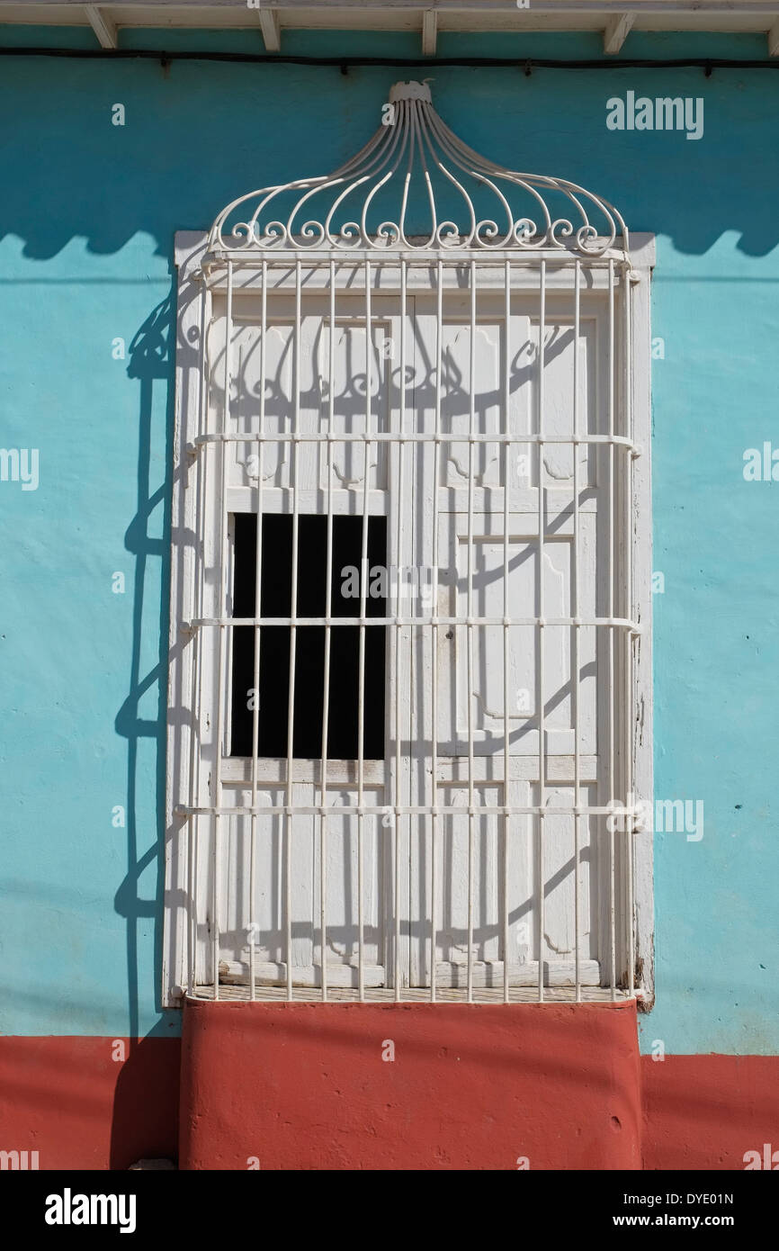 An ornate window grille. Trinidad, Cuba Stock Photo - Alamy