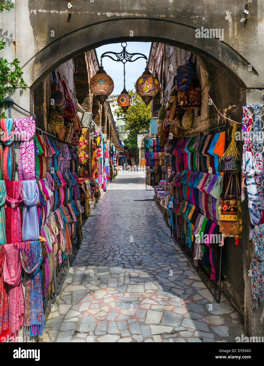 Narrow alley near the Grand Bazaar, Istanbul,Turkey Stock Photo - Alamy