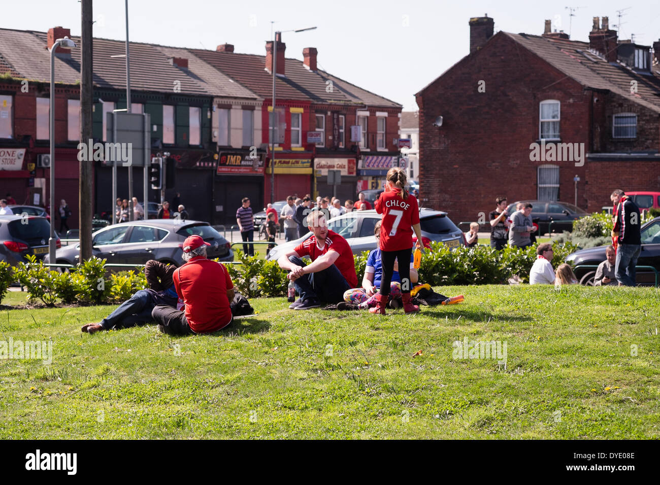 Anfield, Liverpool, UK. 15th April, 2014. On the 25th anniversary of ...