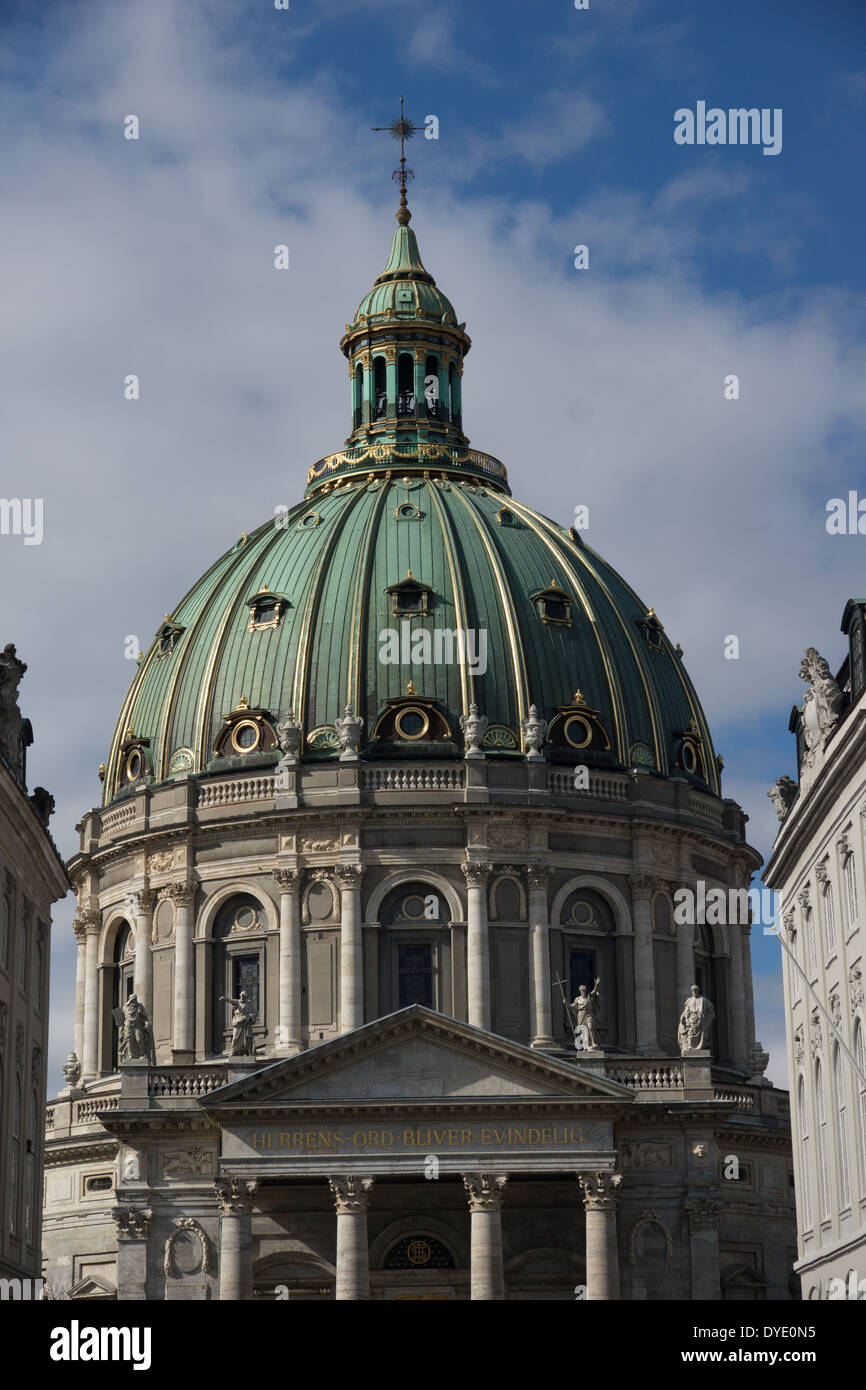 Marmorkirken in Copenhagen is one of the most iconic Danish churches ...