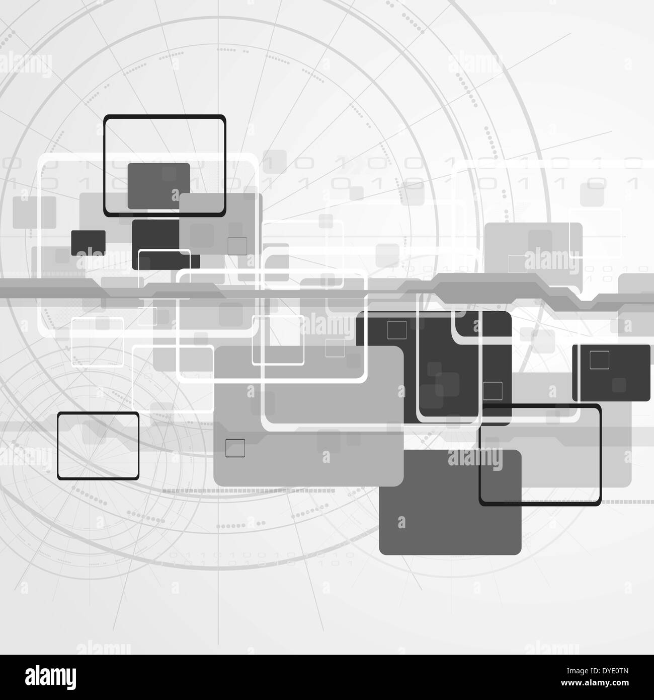Abstract hi-tech vector grey background Stock Photo - Alamy