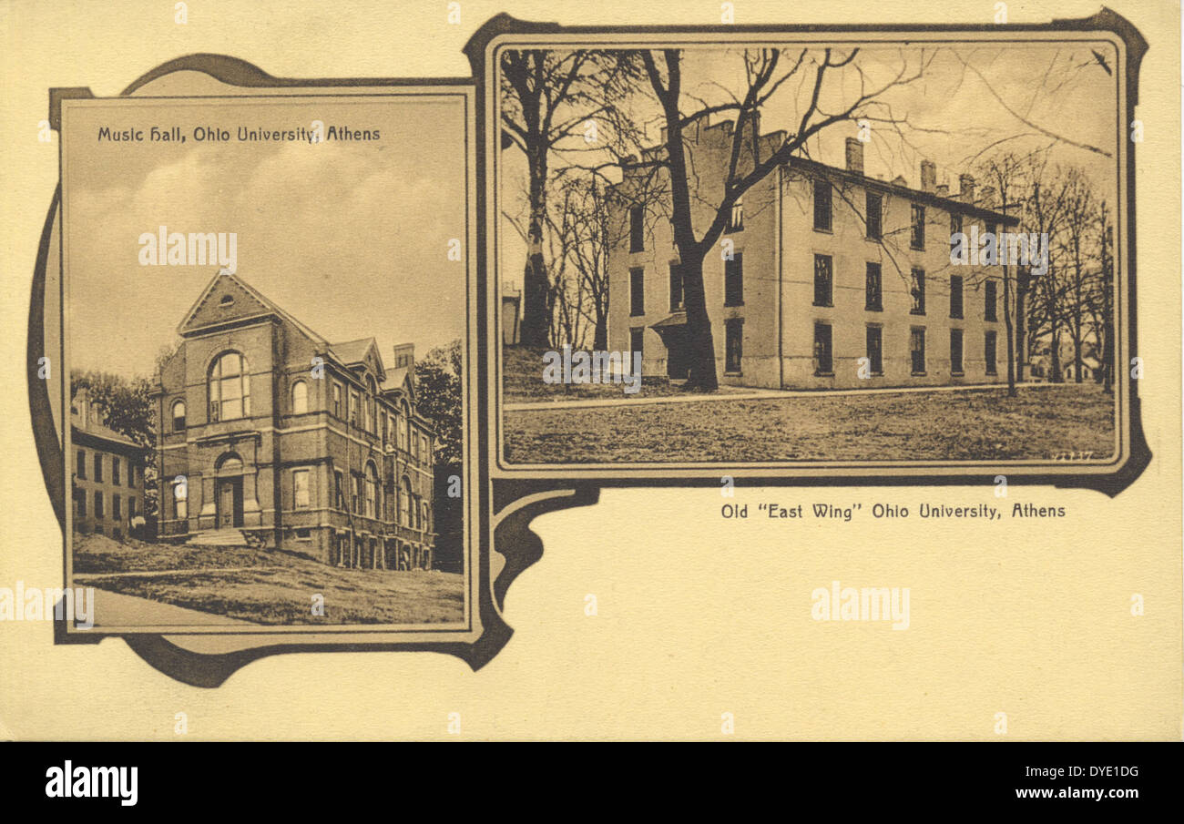 The Music Hall and Old East Wing Buildings are part of the historic ...