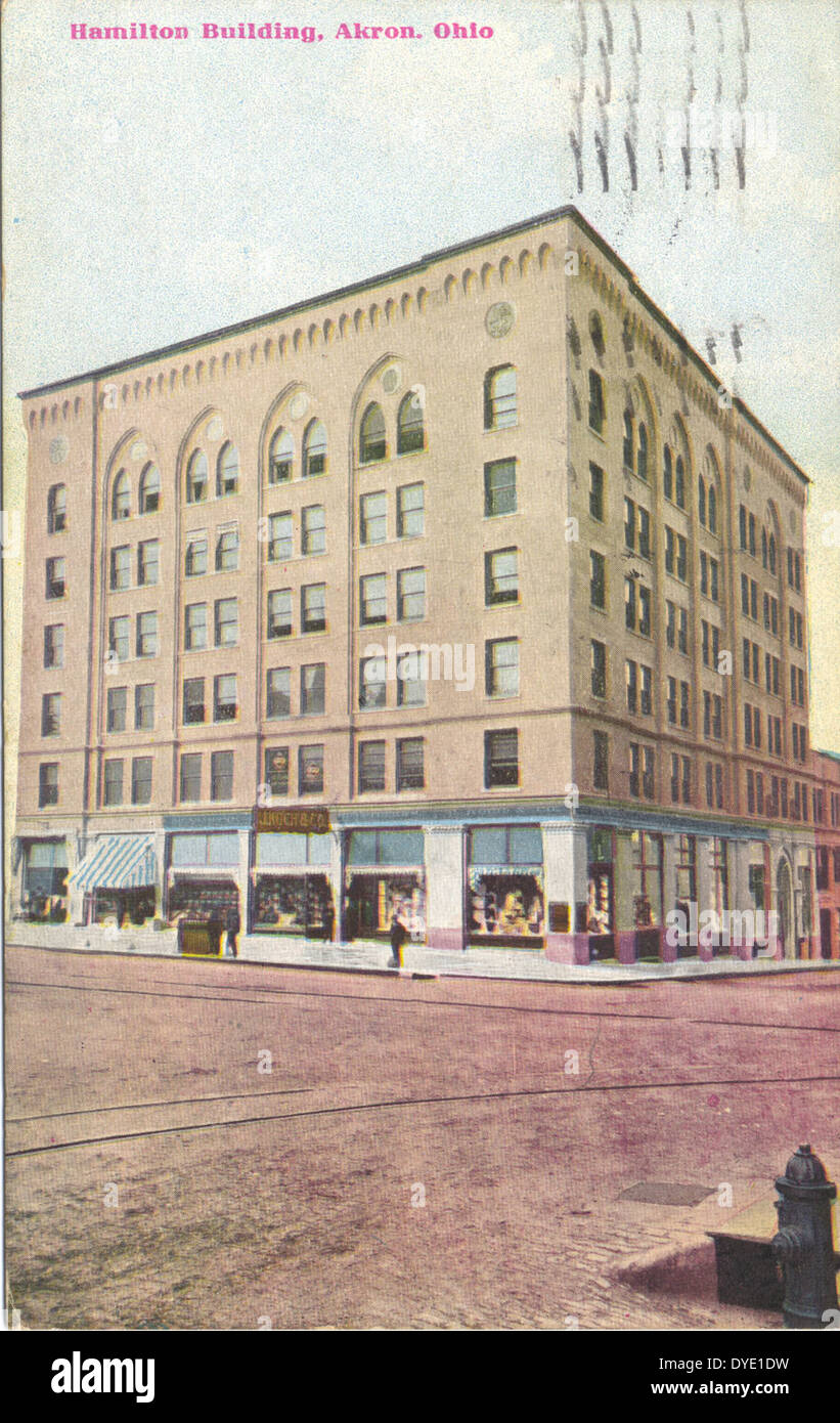 A photograph showcasing the Hamilton Building, focusing on its ...