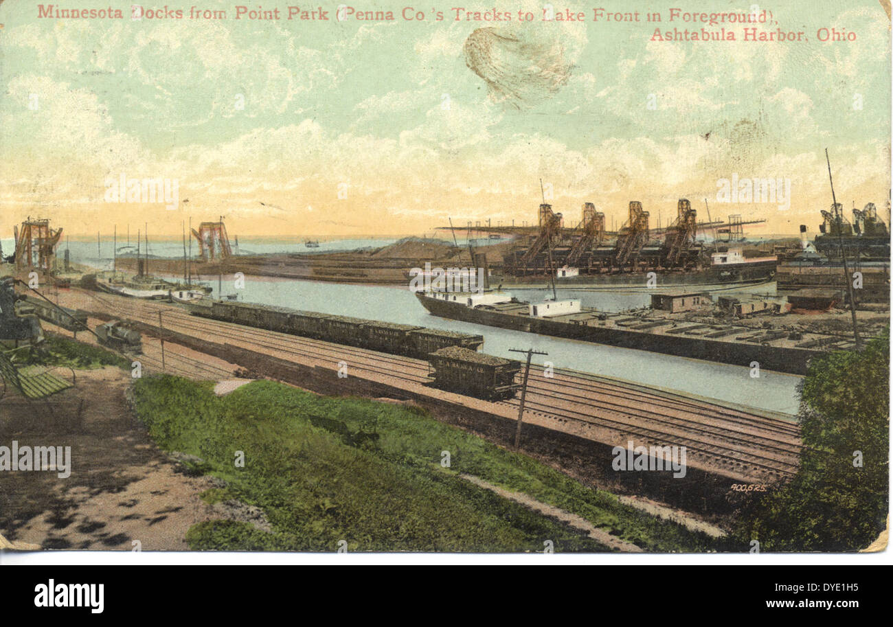A photograph of Minnesota docks viewed from Point Park, capturing the ...