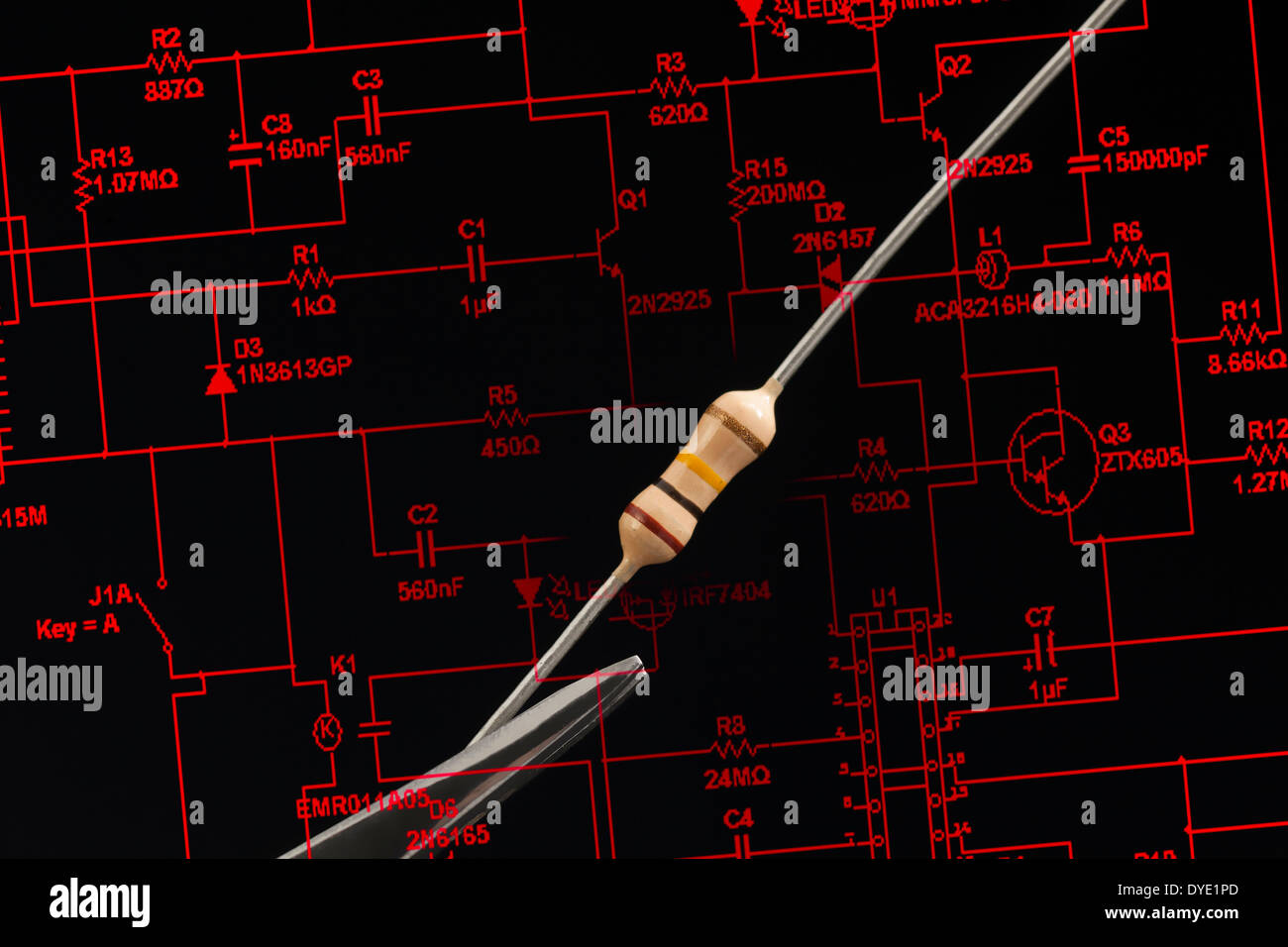 Resistor color hi-res stock photography and images - Alamy