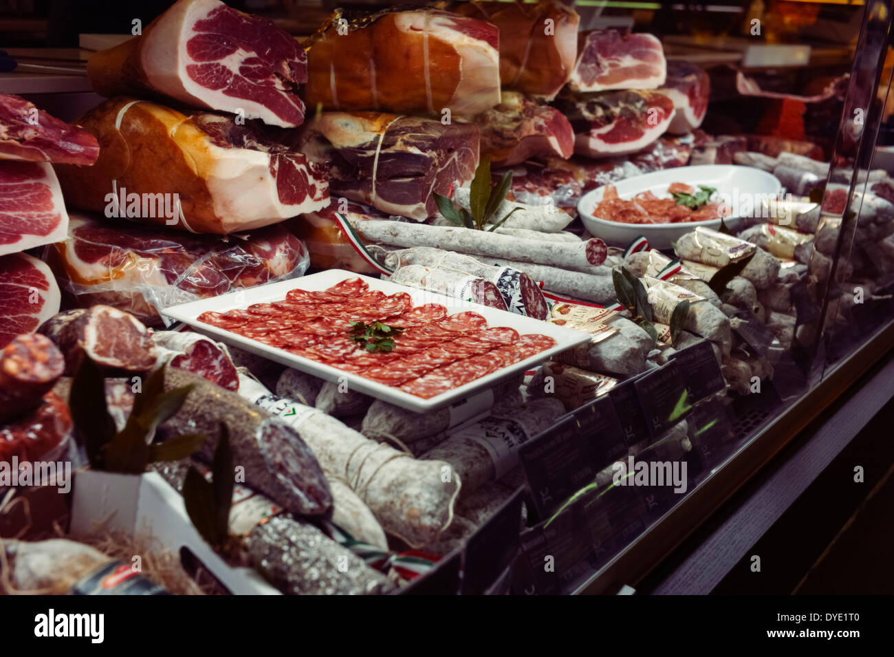 Italian meats hi-res stock photography and images - Alamy