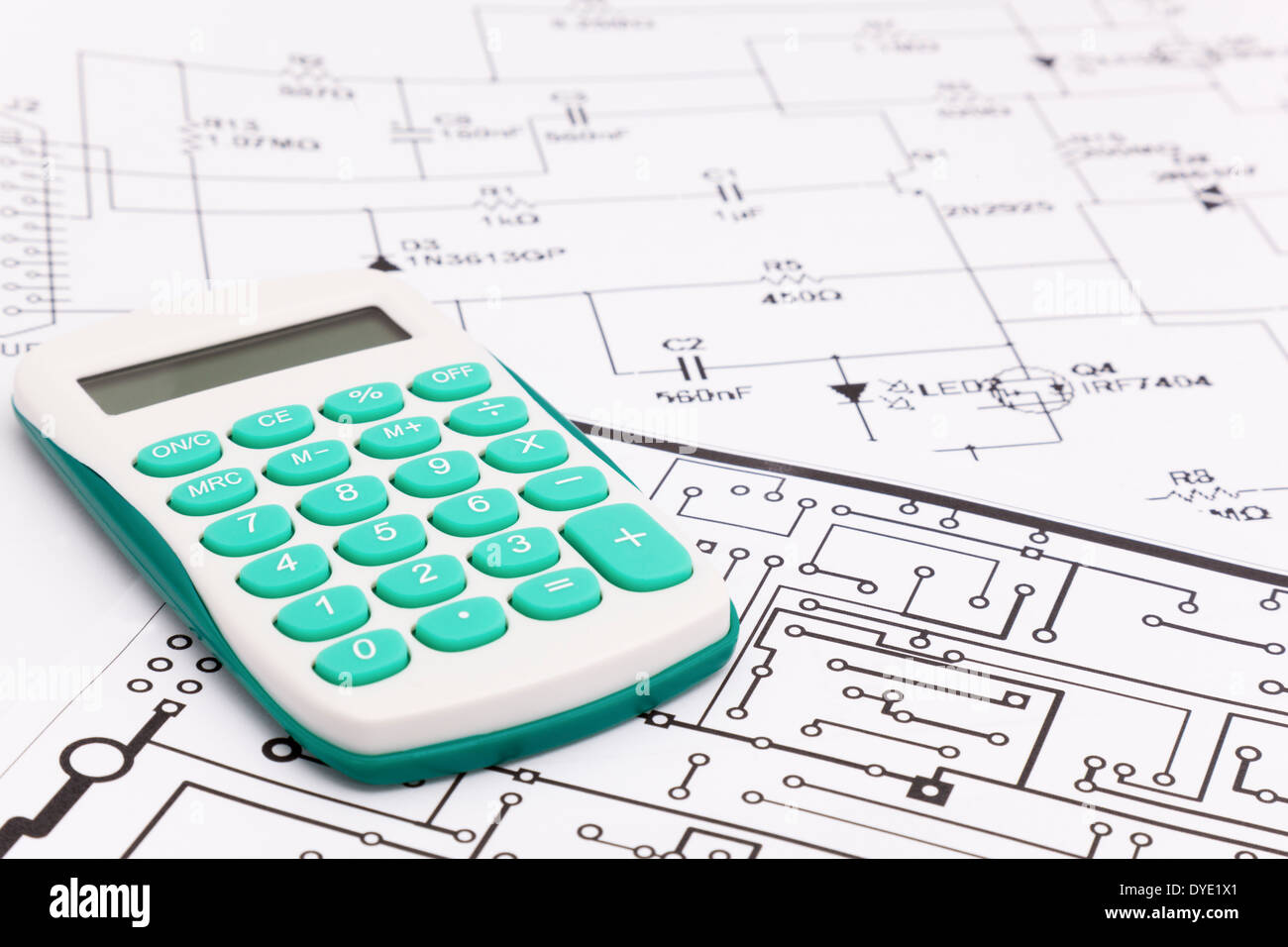 Design of electronic project Stock Photo - Alamy