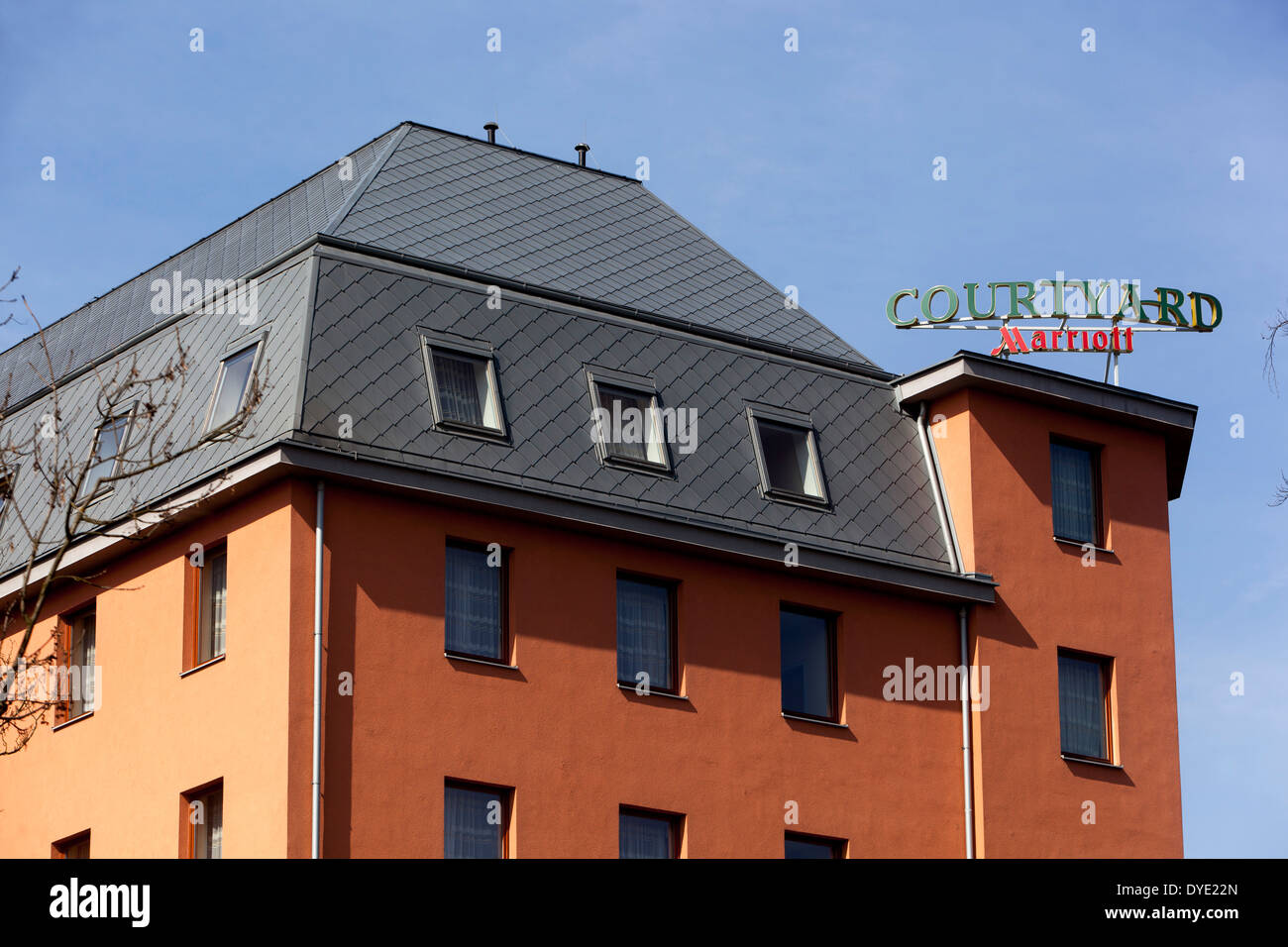 Hotel Courtyard Marriott, Plzen Pilsen Czech Republic Stock Photo - Alamy