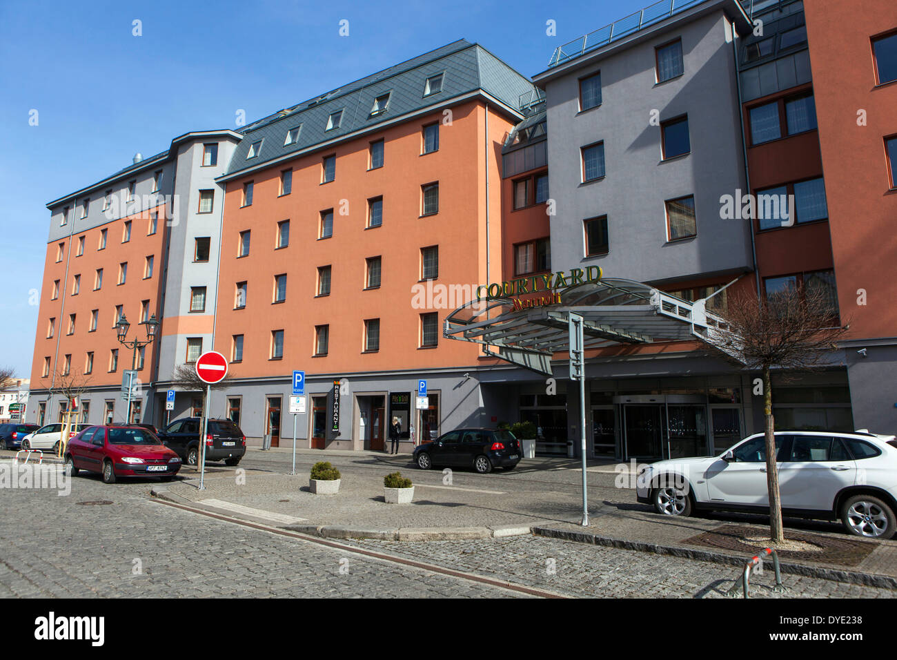 Hotel Courtyard Marriott, Plzen Pilsen Czech Republic Stock Photo - Alamy