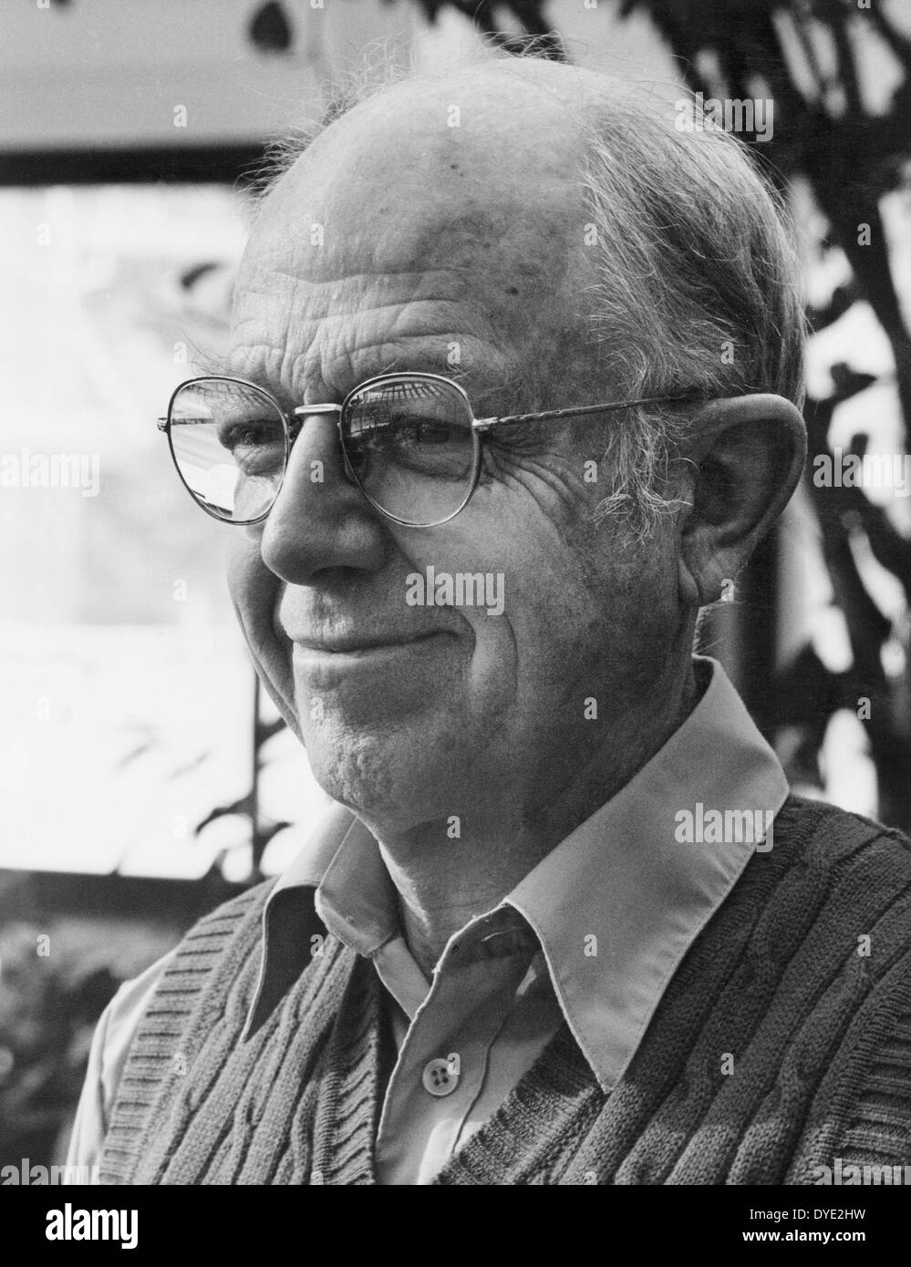 George Stoney, American Documentary Filmmaker, Portrait, 1983 Stock ...