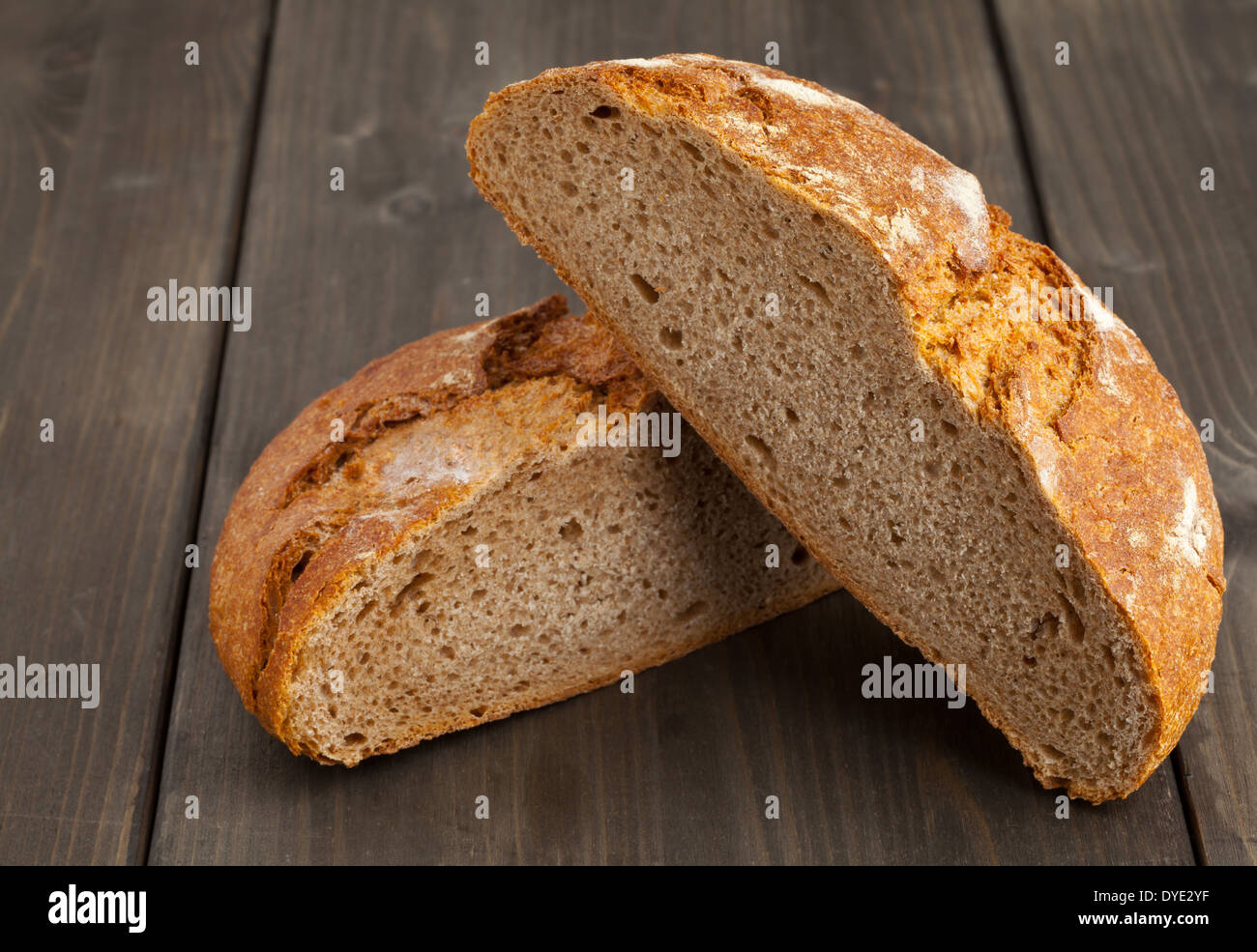 Loaf bread cut open hi-res stock photography and images - Alamy