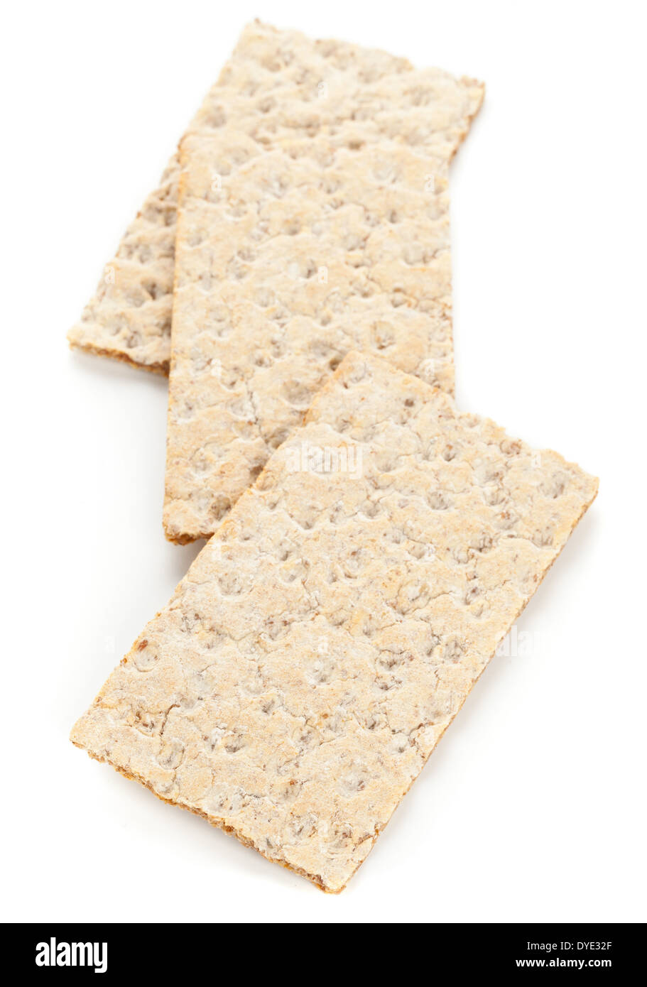 Three grain crispbread Cut Out Stock Images & Pictures - Alamy