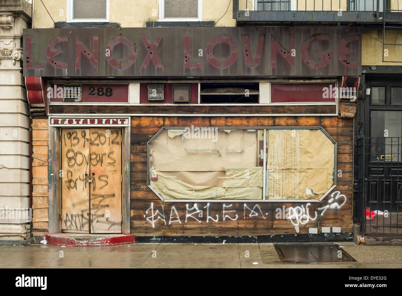 Sad remains of Lenox Lounge, a legendary bar in Harlem, New York City ...