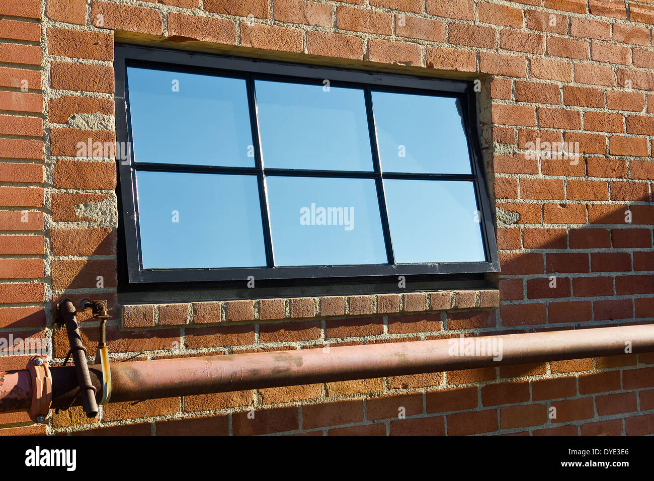 Window Brick Wall Stock Photo - Alamy