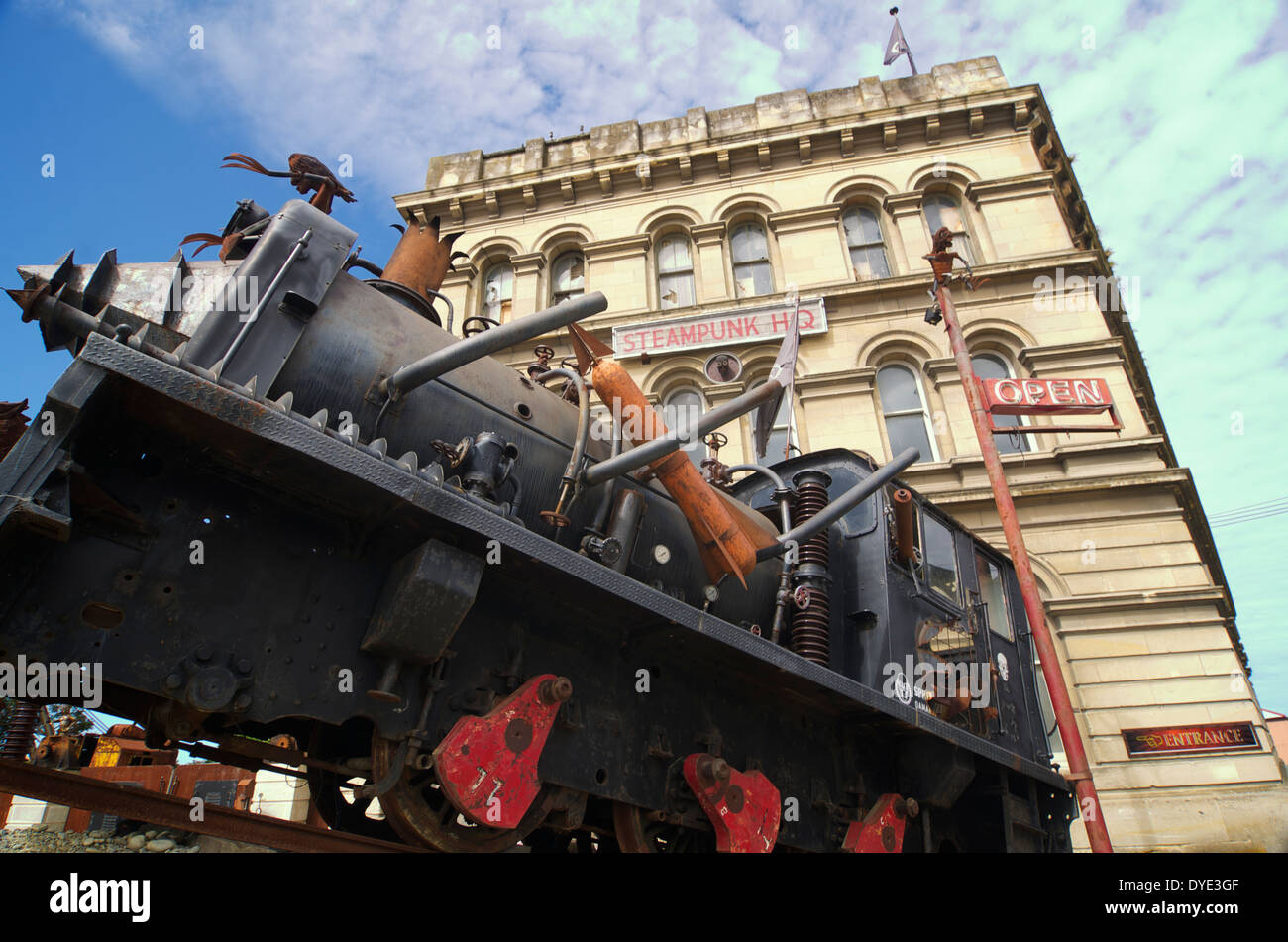 historic building in Oamaru South Island New Zealand Stock Photo - Alamy